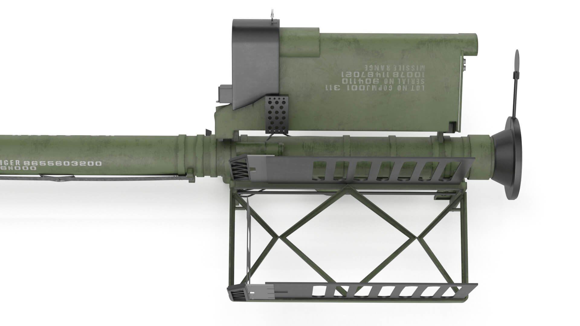 FIM 92 Stinger Missile Launcher - 3D Model by 3dxin