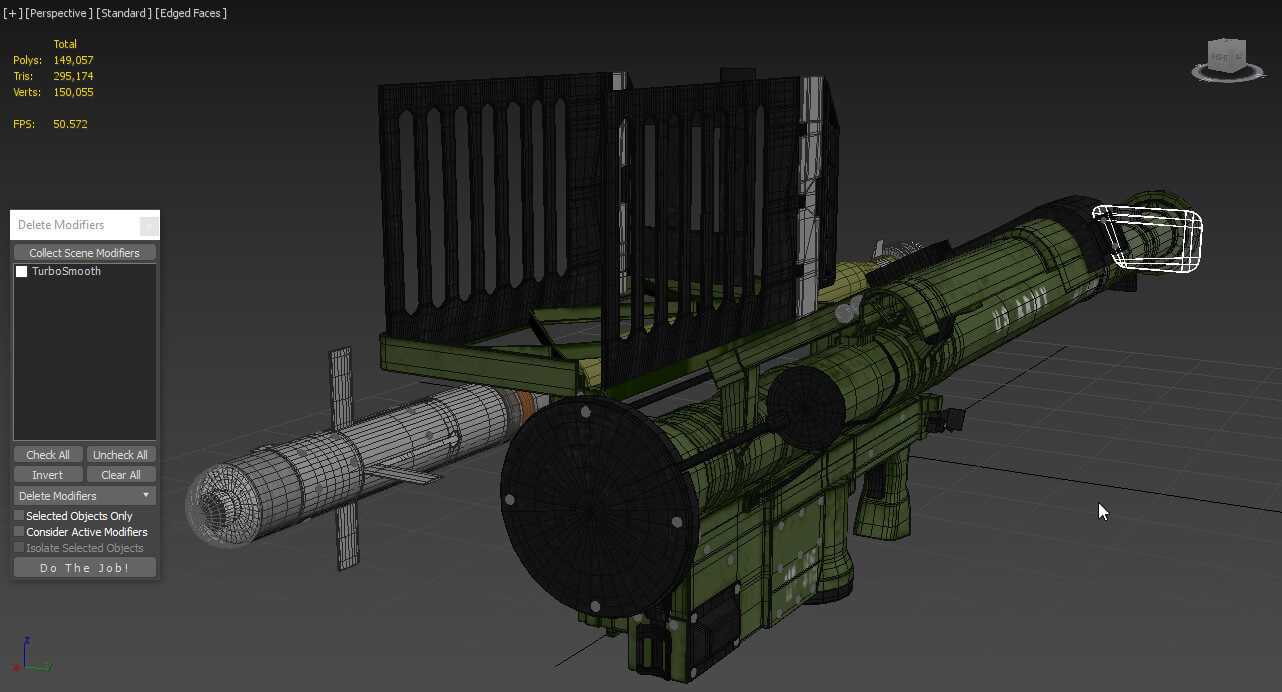 FIM 92 Stinger Missile With Launcher - 3D Model by 3dxin