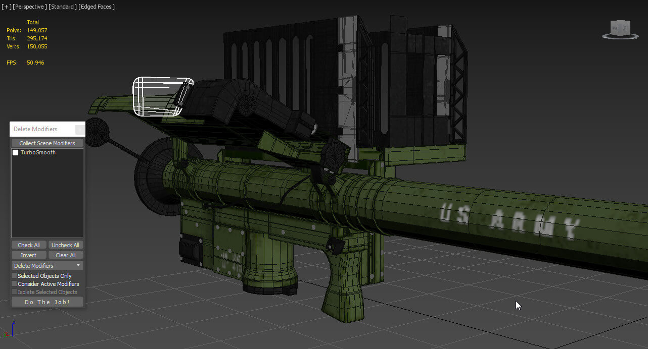 FIM 92 Stinger Missile With Launcher - 3D Model by 3dxin