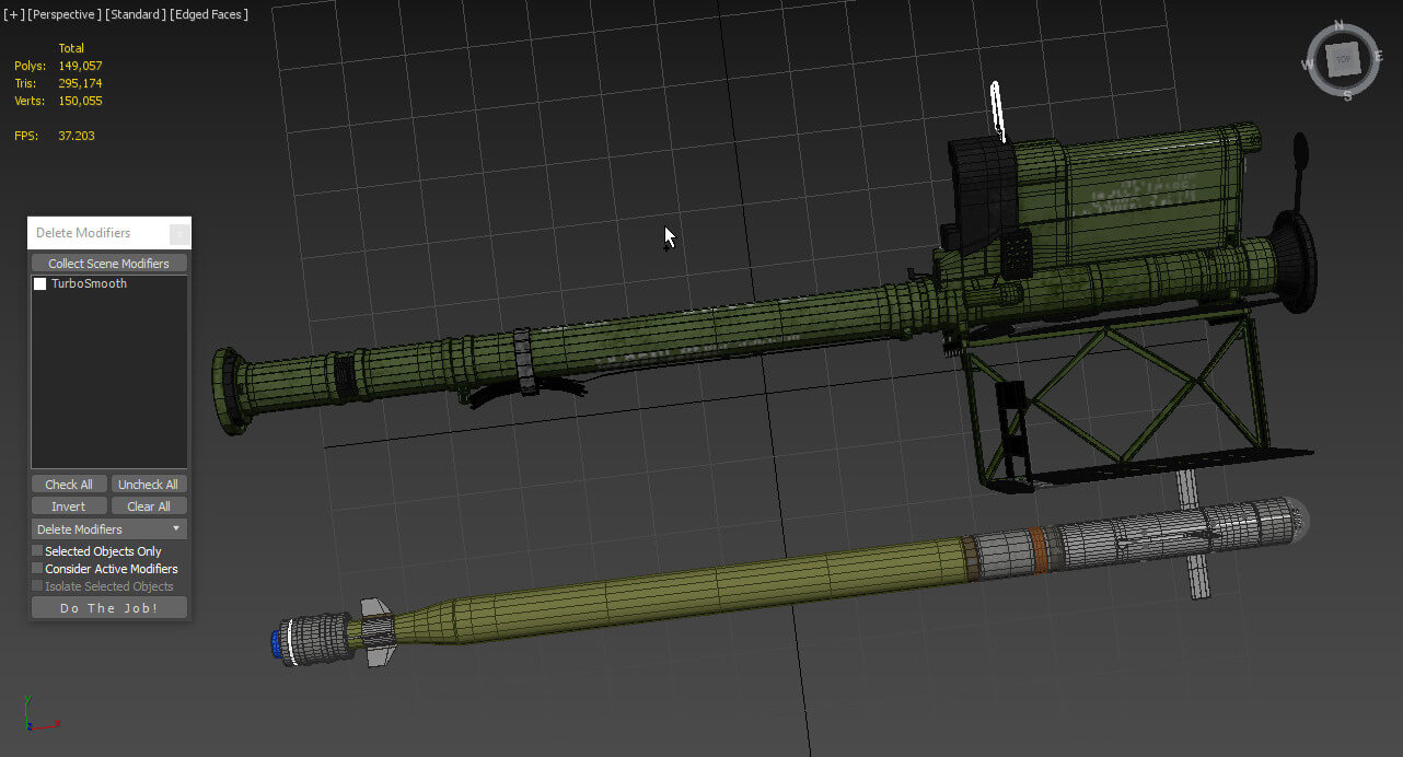 FIM 92 Stinger Missile With Launcher - 3D Model by 3dxin