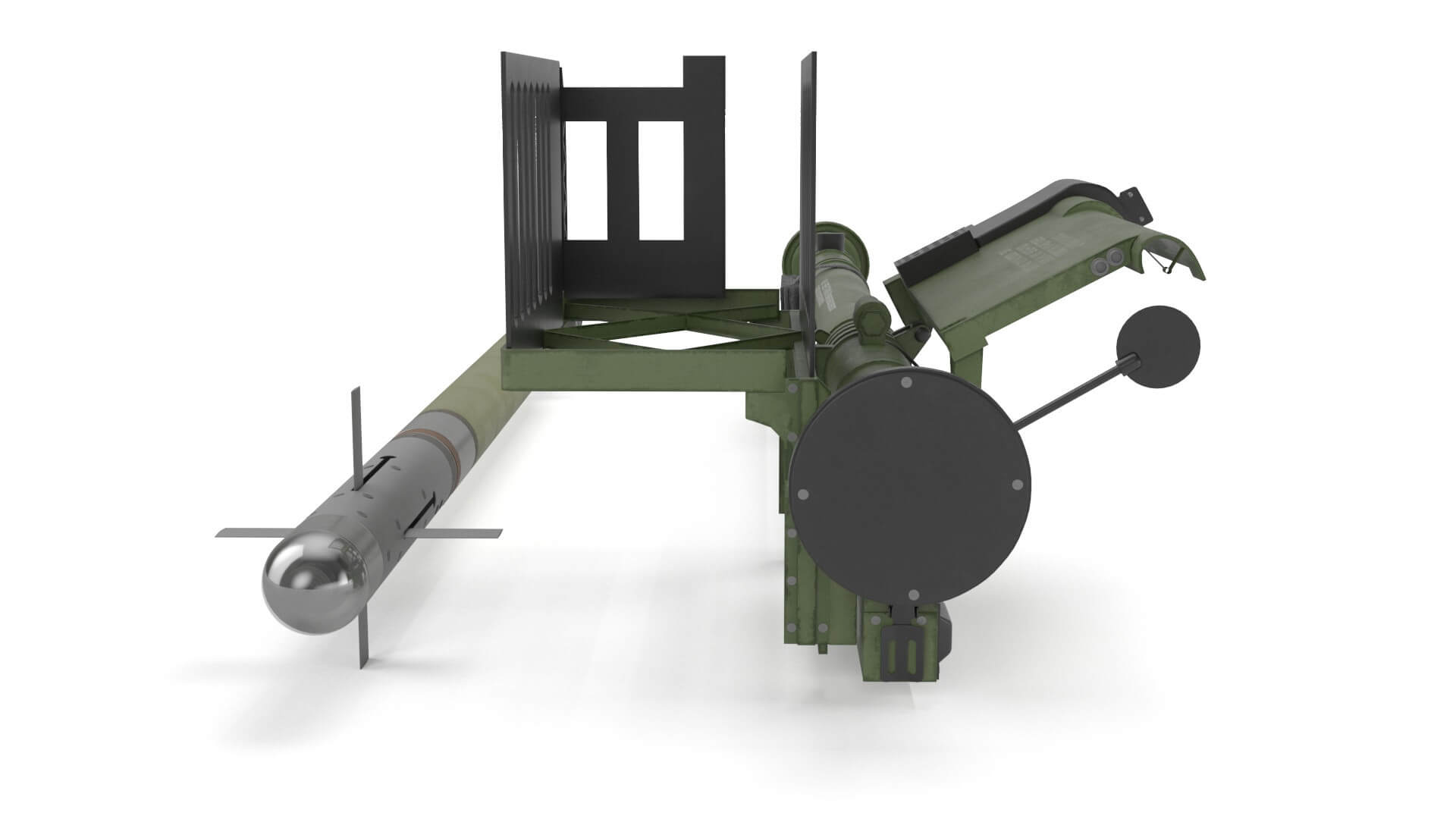 FIM 92 Stinger Missile With Launcher - 3D Model by 3dxin