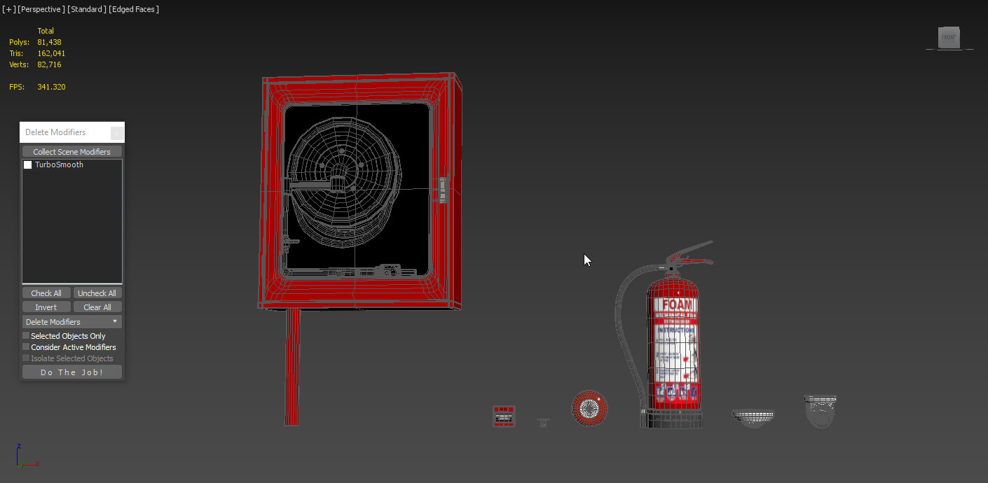 Fire Fighting System and Security System - 3D Model by 3dxin