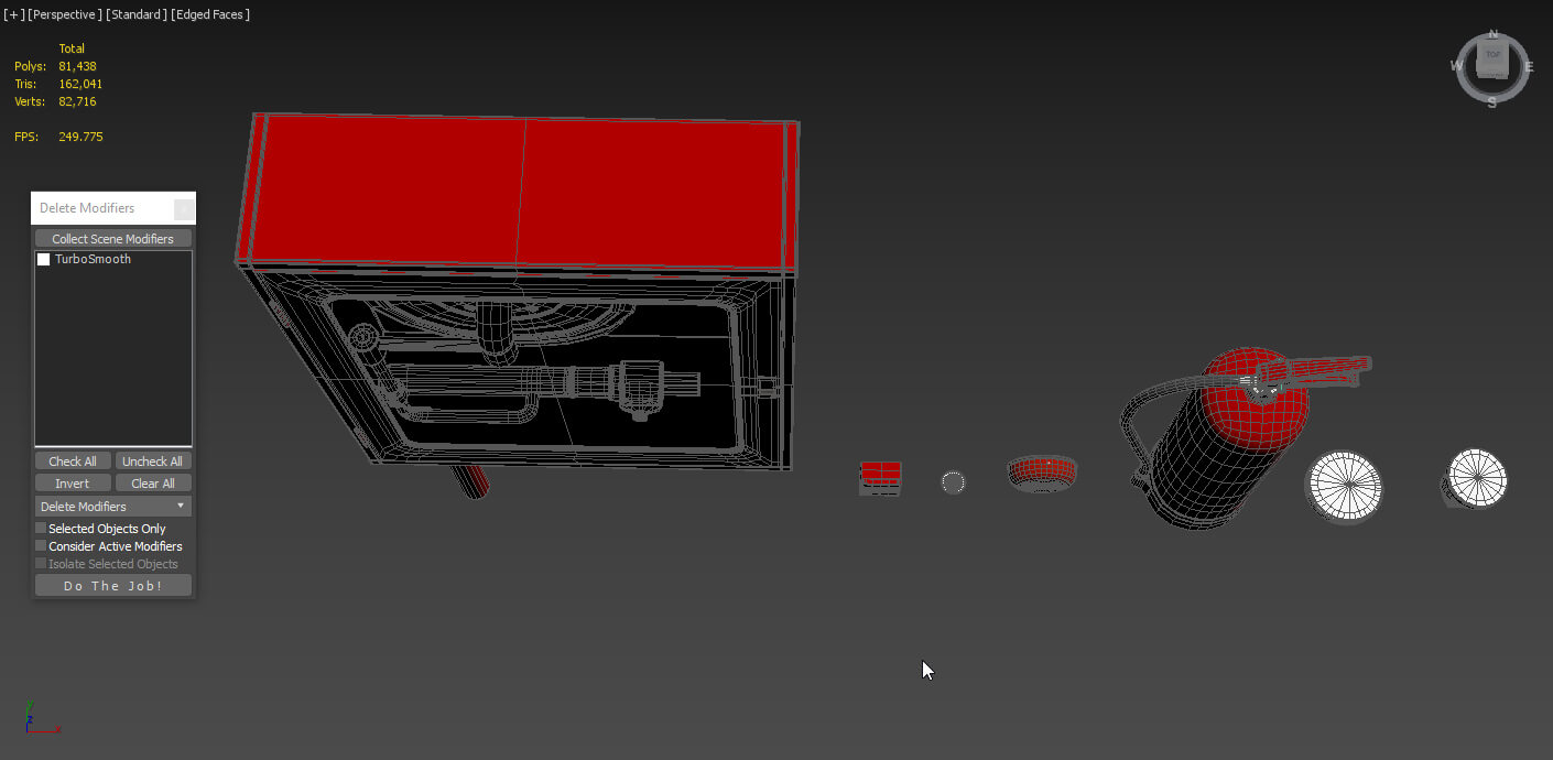 Fire Fighting System and Security System - 3D Model by 3dxin