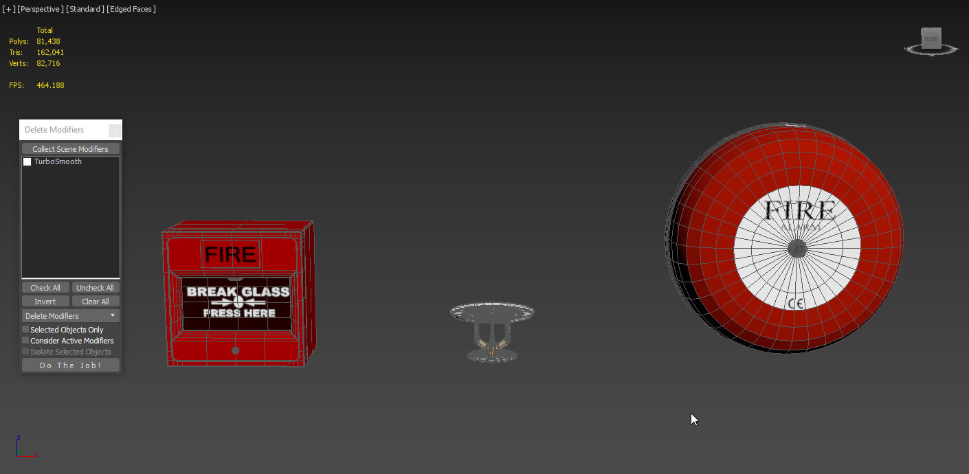 Fire Fighting System and Security System - 3D Model by 3dxin