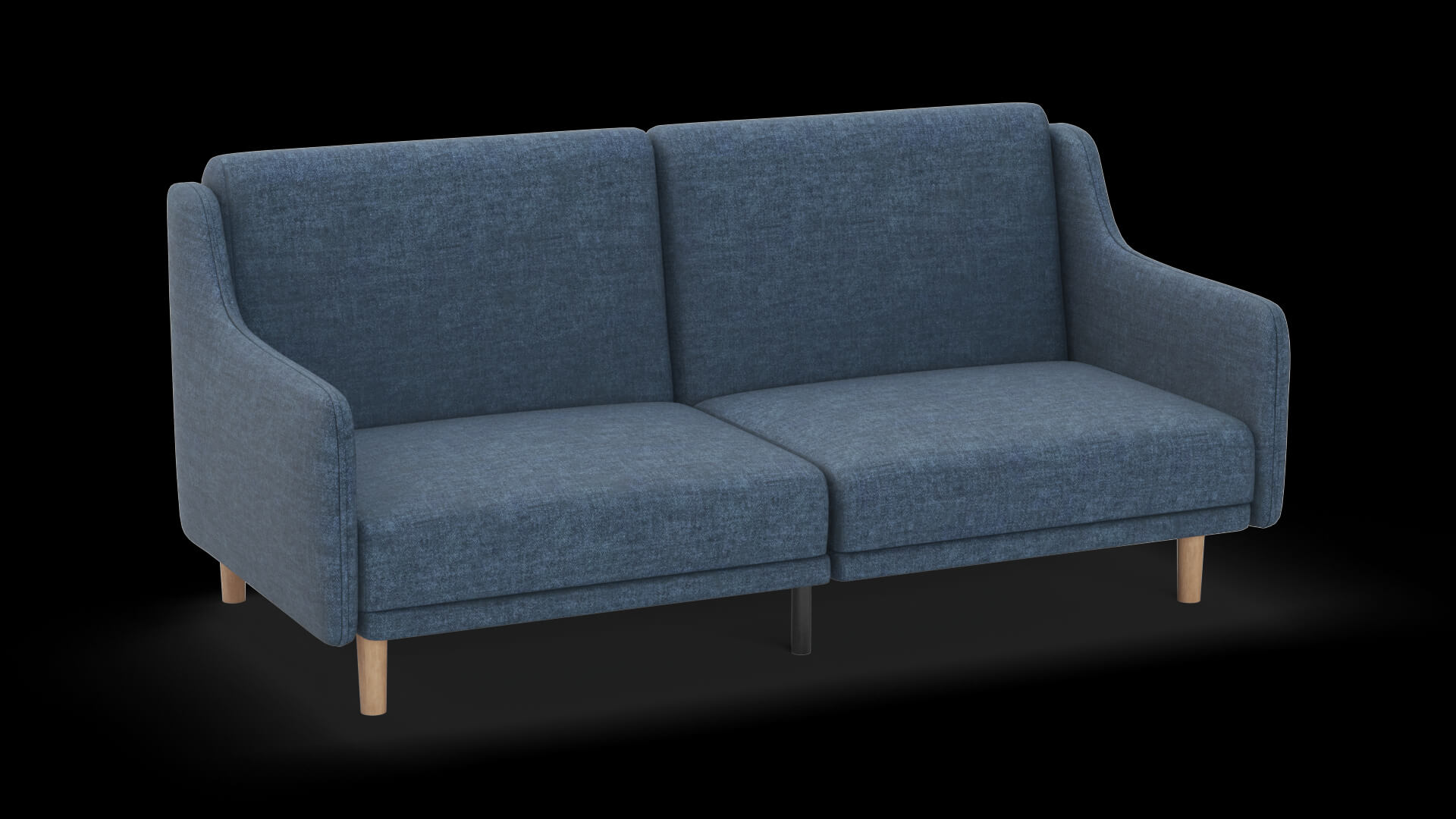 Flash Furniture Delphine Convertible Split Back Sofa - 3D Model by 3dxin