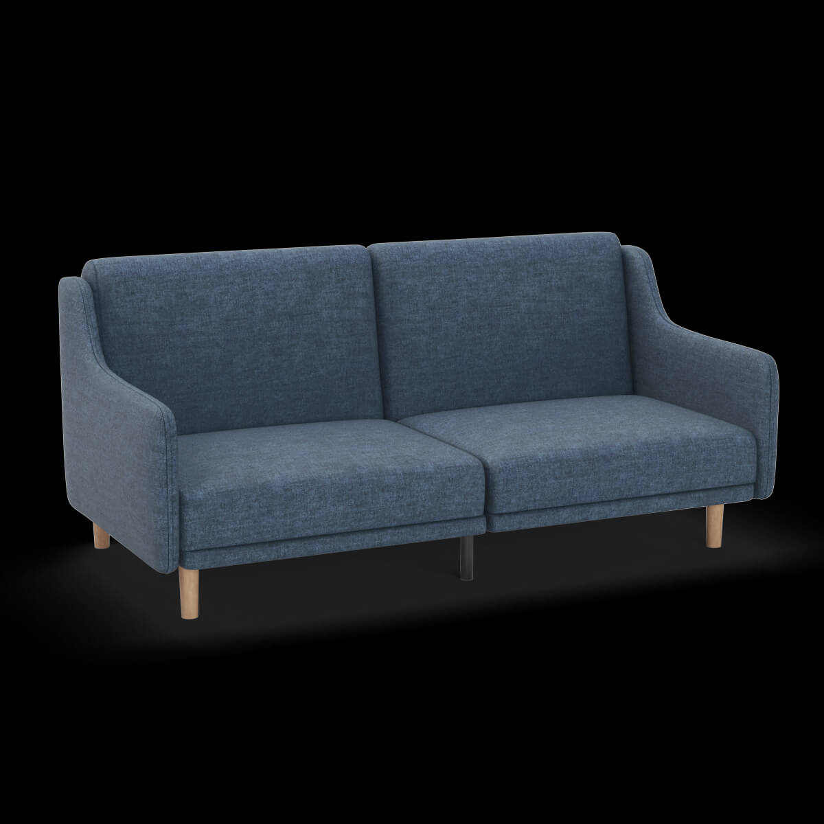 Flash Furniture Delphine Convertible Split Back Sofa - 3D Model by 3dxin