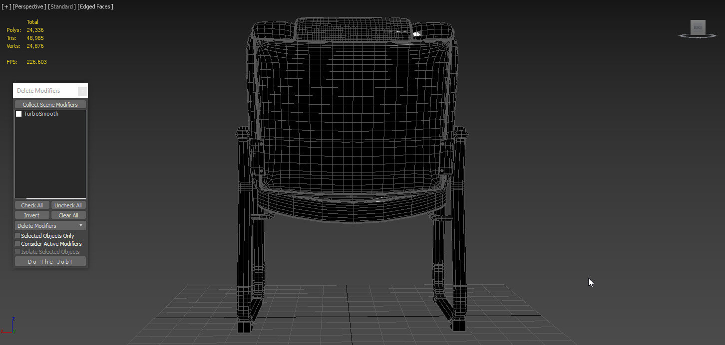 Flash Furniture Reception Chairs - 3D Model by 3dxin