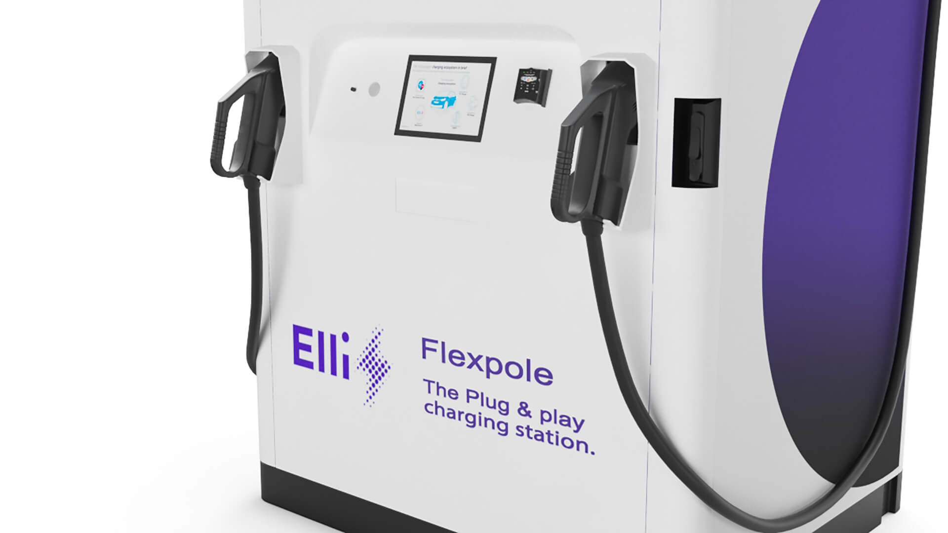 Flexpole The Flexible Fast EV Charging Station by Elli - 3D Model by 3dxin