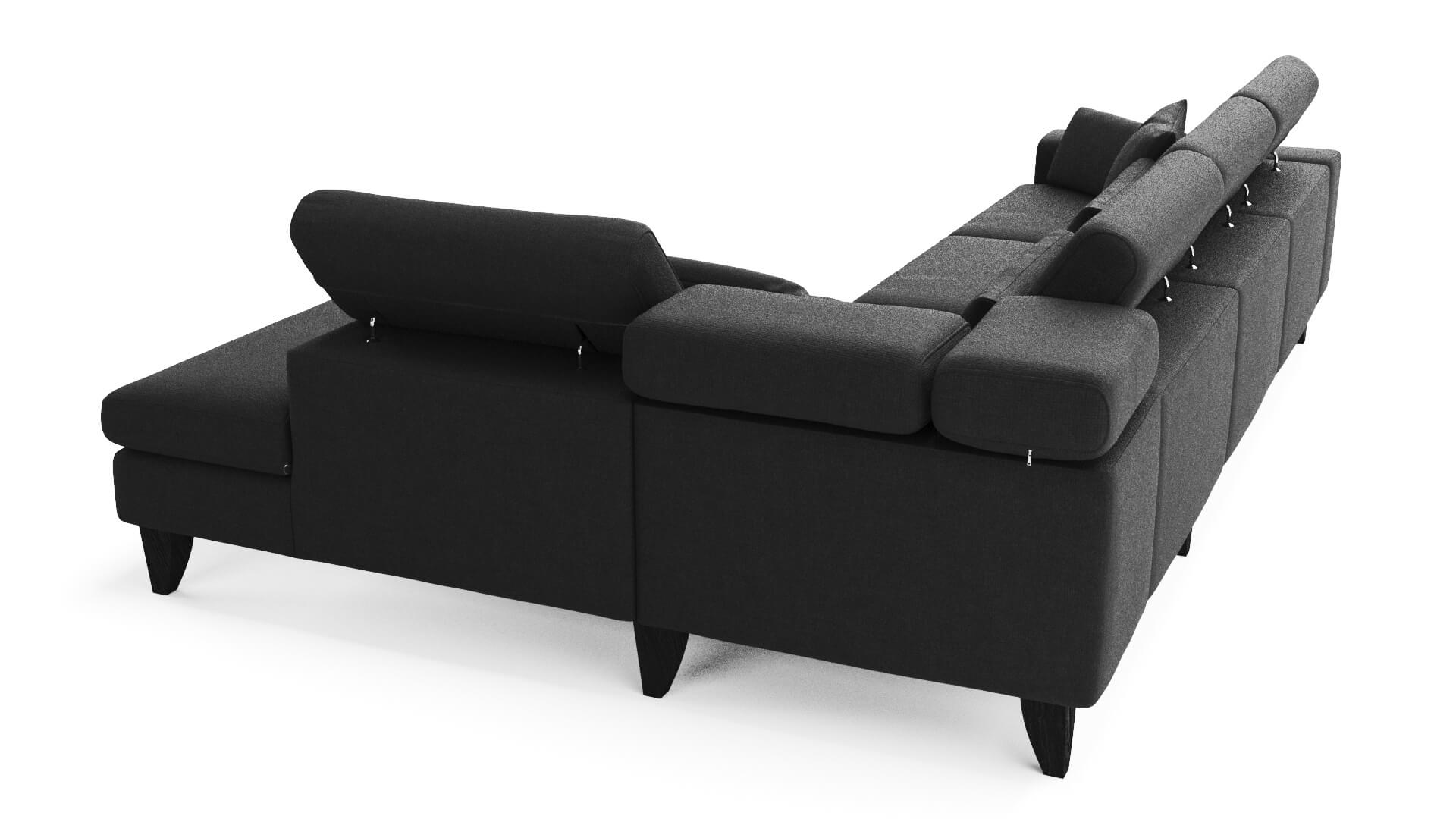 Gallery M Corner Sectional Sofa Felicia - 3D Model by 3dxin