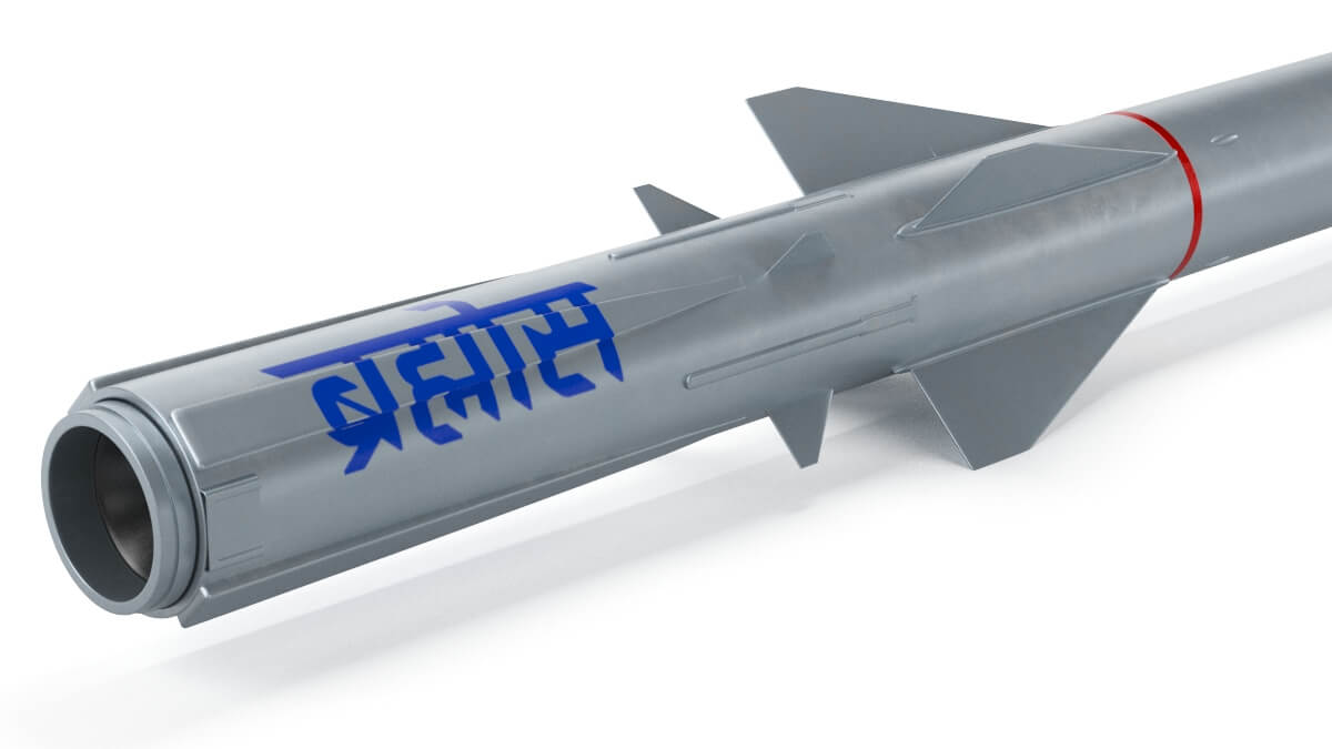 BrahMos Cruise Missile 3D Render, Digital Art by 3dxin