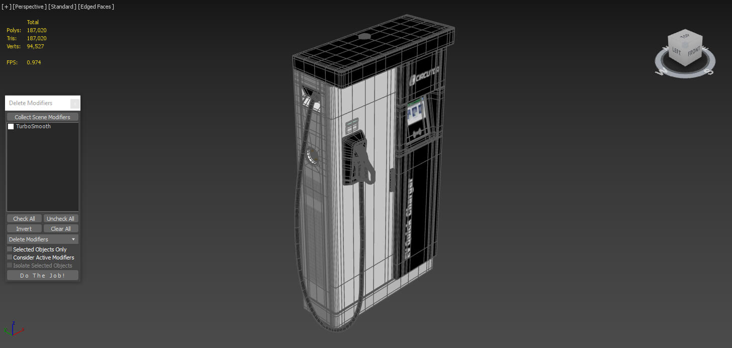 Circutor Raption 100 EV Charging Station 3D Render by 3dxin