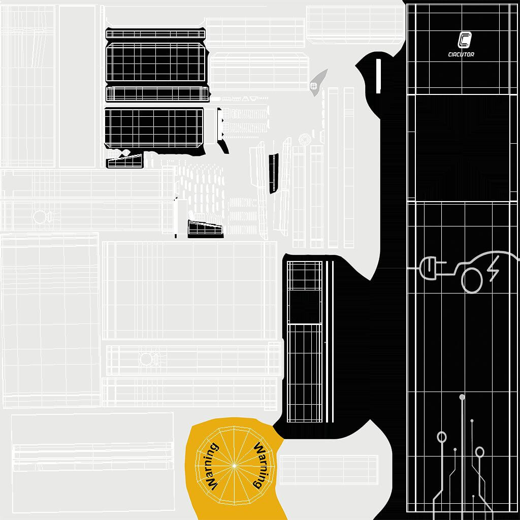 Circutor Raption 50 EV Fast Charging Station 3D Render by 3dxin