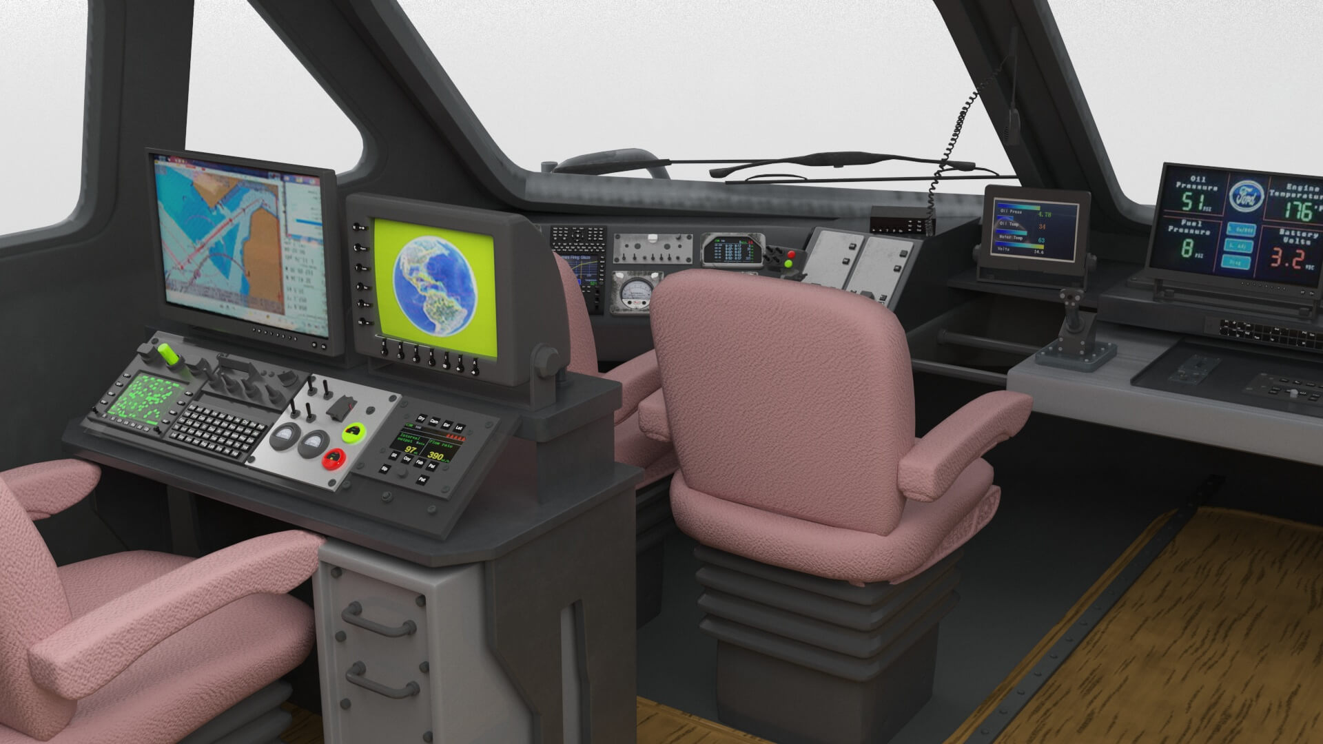 Coastal Command Patrol Boat 3D Model 3D Render by 3dxin