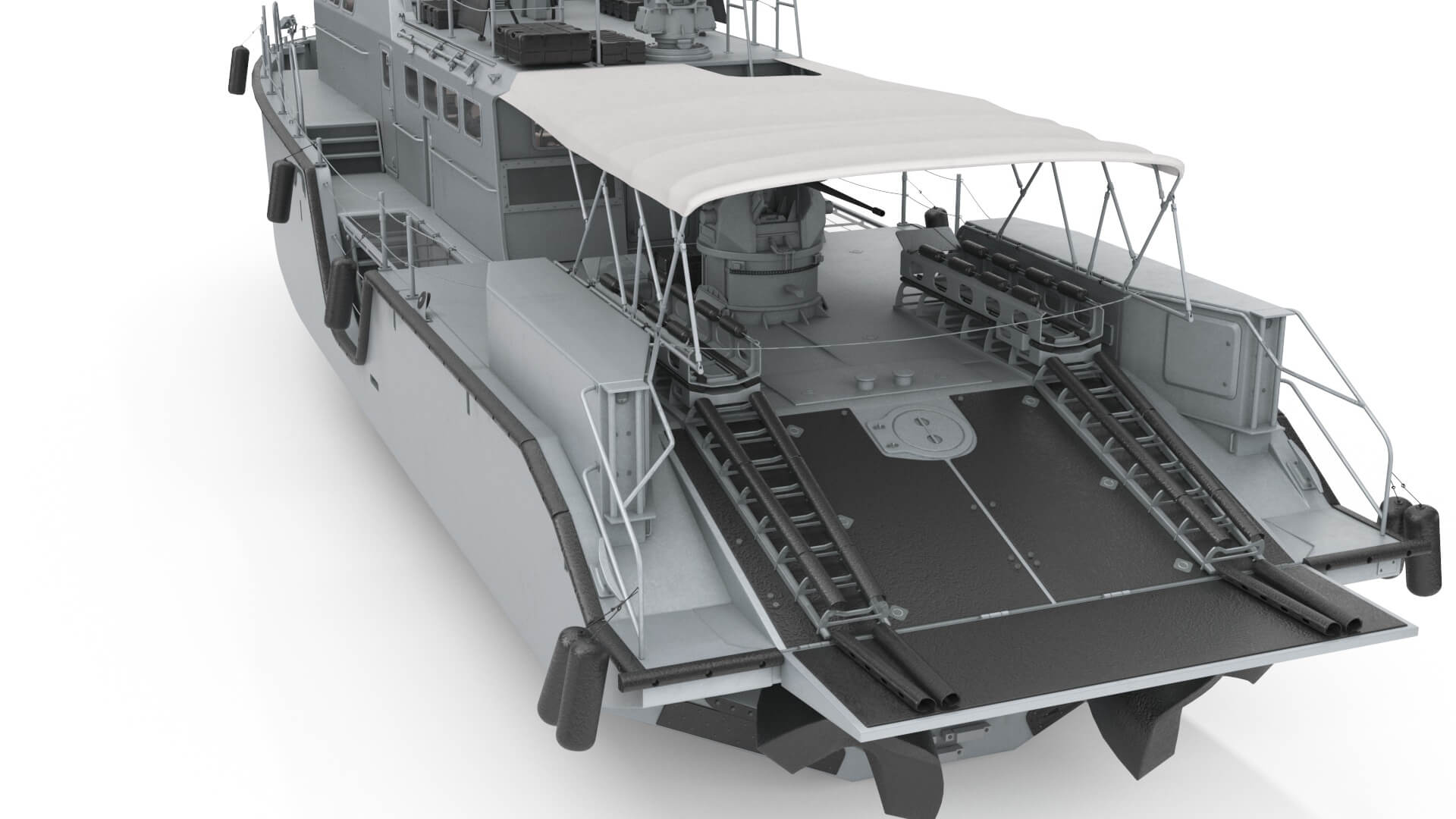 Coastal Command Patrol Boat 3D Model 3D Render by 3dxin