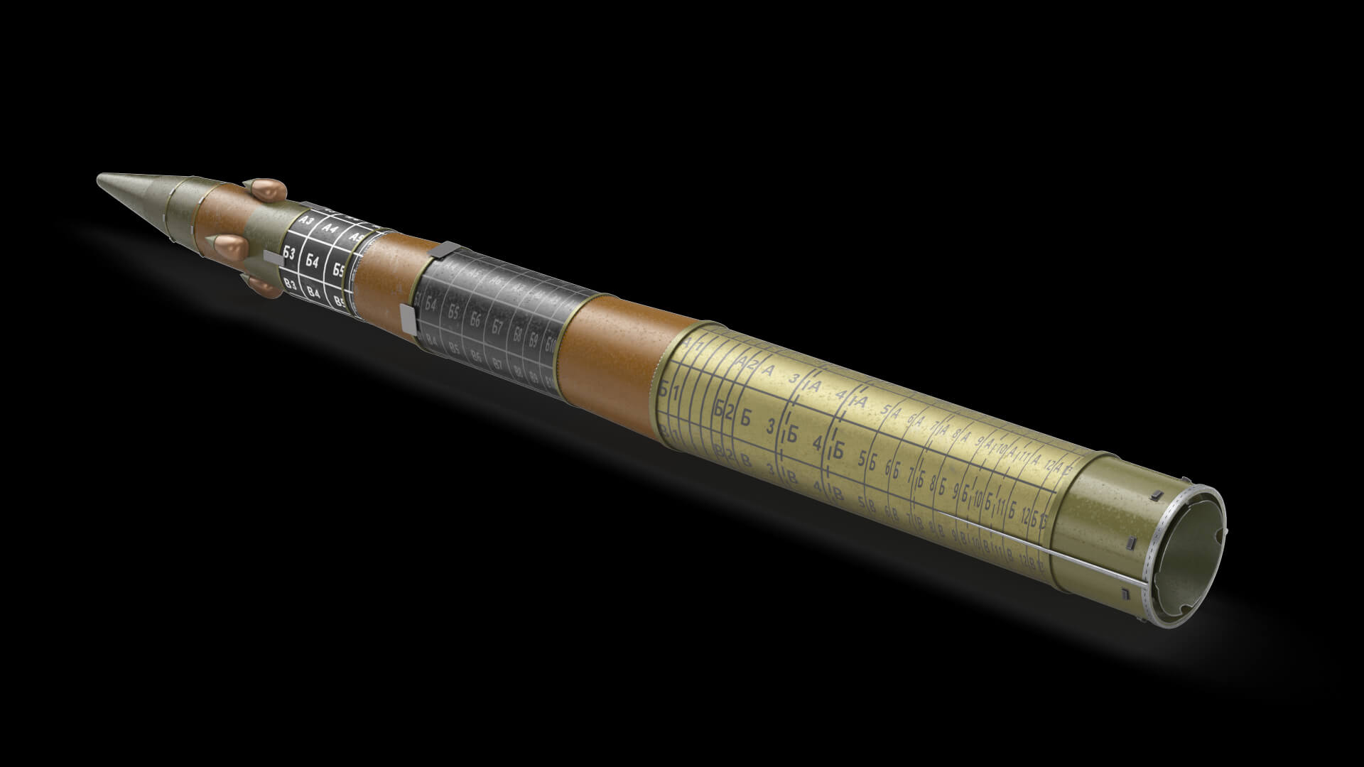 RT-2PM Topol SS-25 Sickle ICBM Missile 3D Render by 3dxin