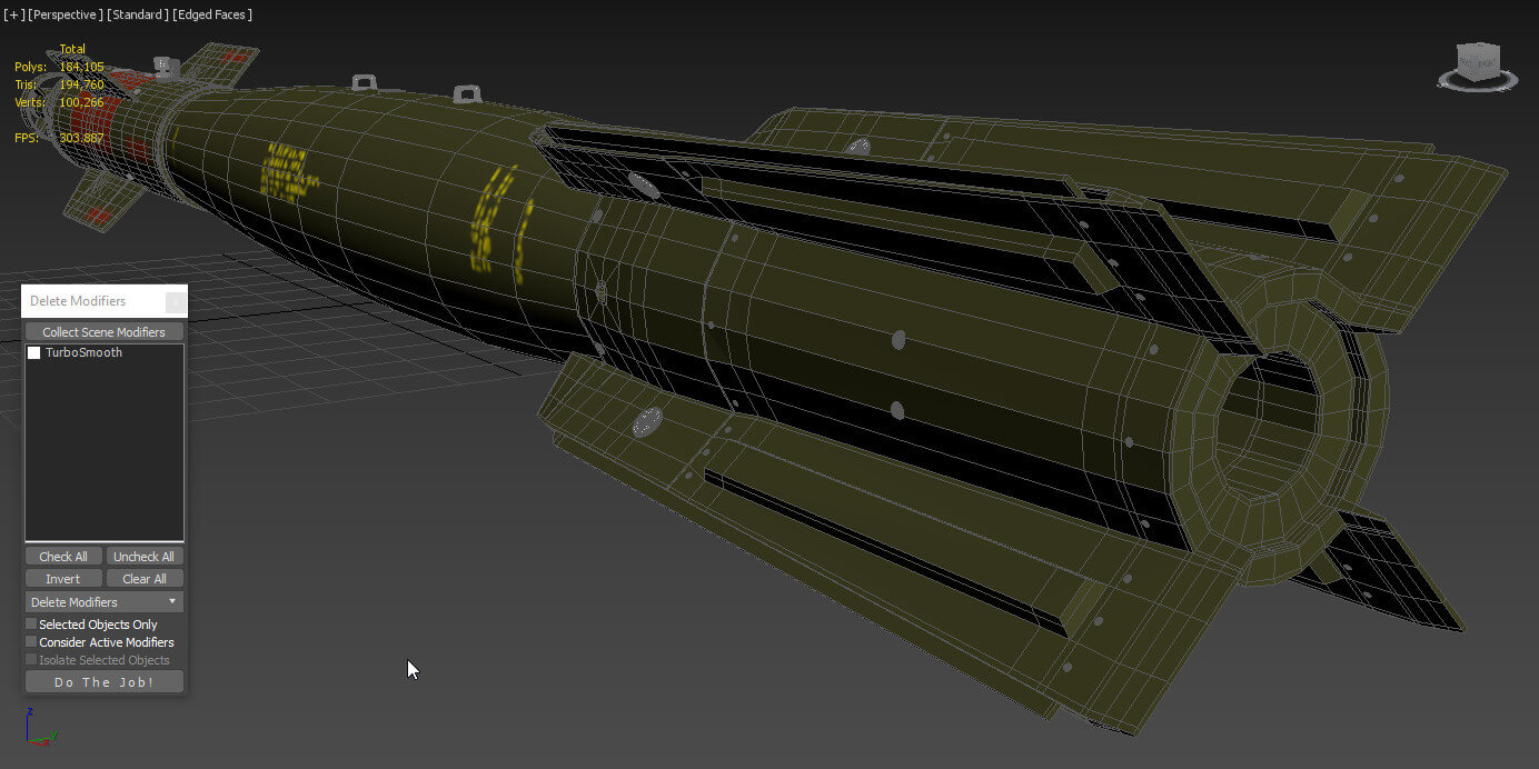 GBU-10 Paveway II Laser Guided Bomb Missile 3D Model by 3dxin