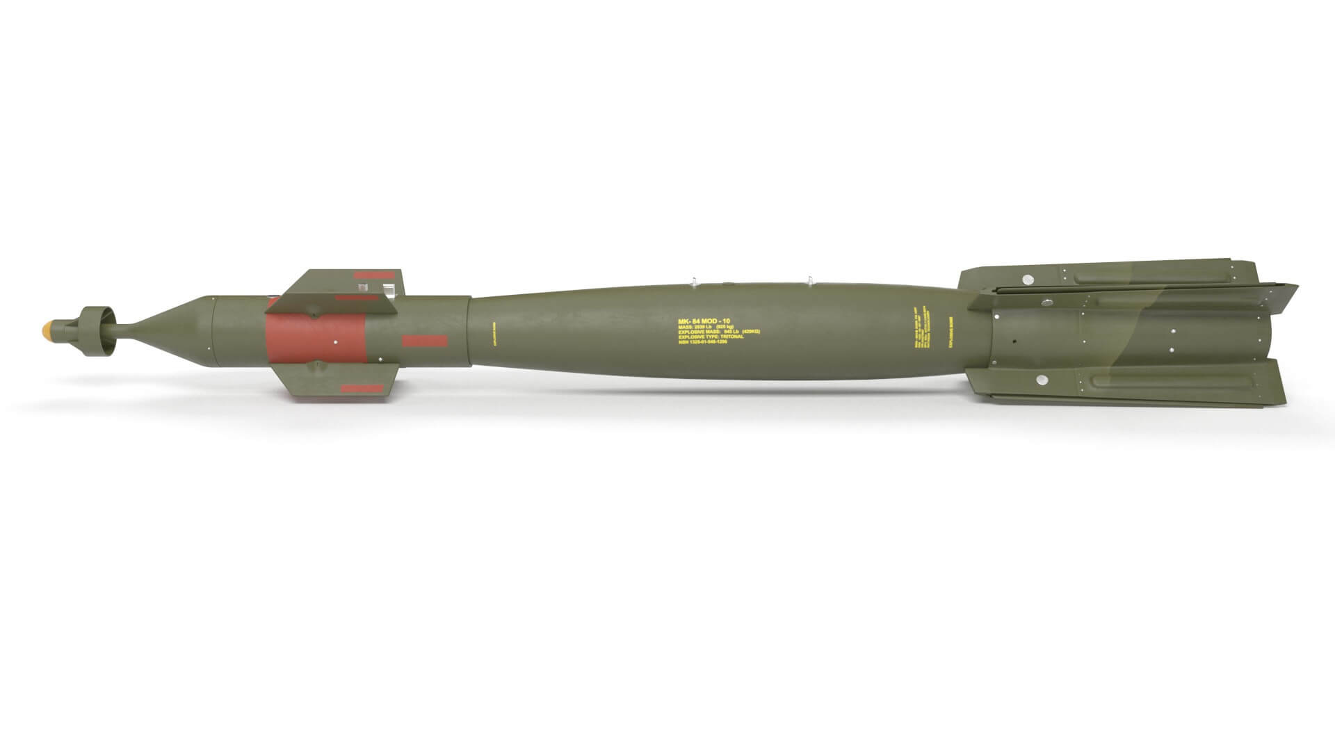 GBU-10 Paveway II Laser Guided Bomb Missile 3D Model by 3dxin