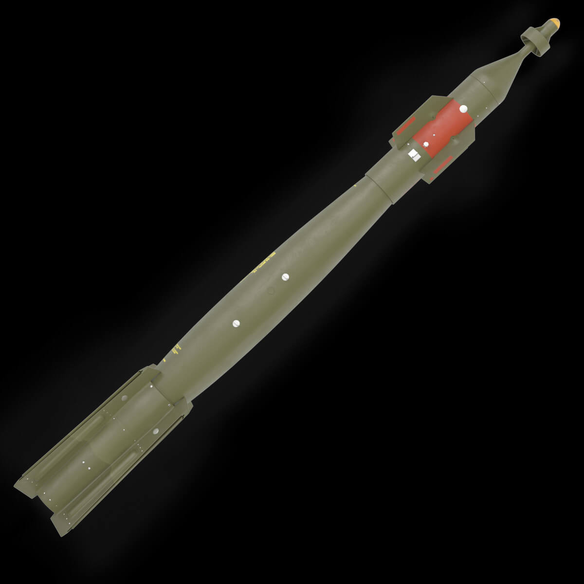 GBU-10 Paveway II Laser Guided Bomb Missile 3D Model by 3dxin