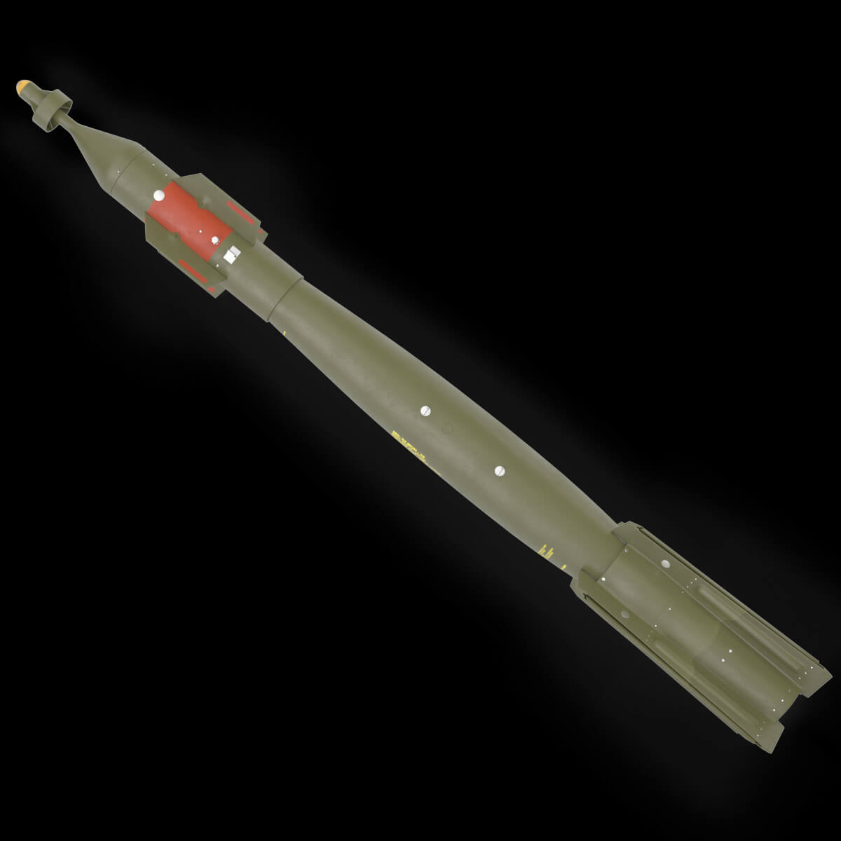 GBU-10 Paveway II Laser Guided Bomb Missile 3D Model by 3dxin