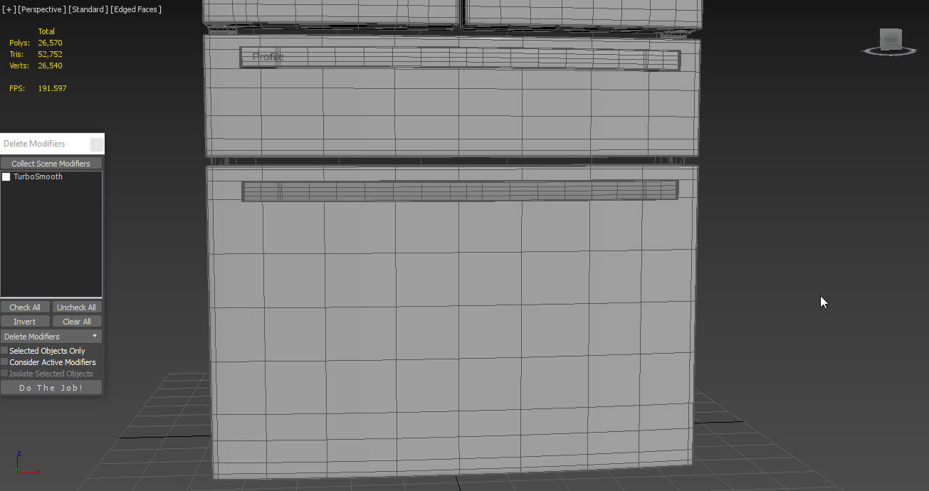 Ge Profile French-Door Refrigerator Pvd28Bynfs 3D Model by 3dxin