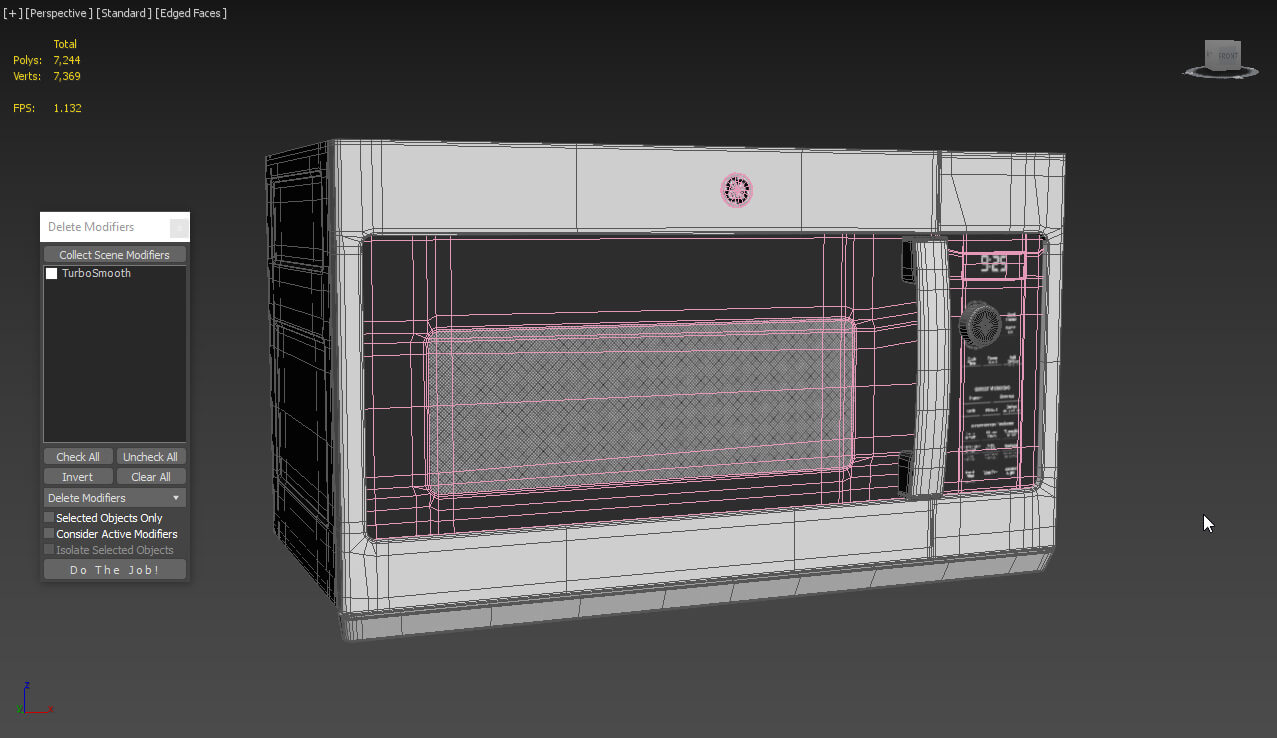 Ge Profile Microwave Oven Pvm9225Srss - 3D Model by 3dxin