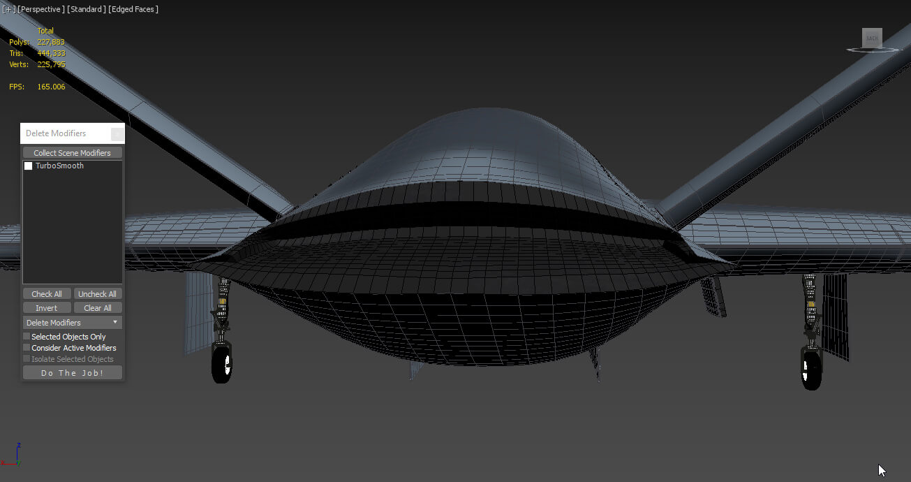 General Atomics Predator C Avenger UAV Drone - 3D Model by 3dxin