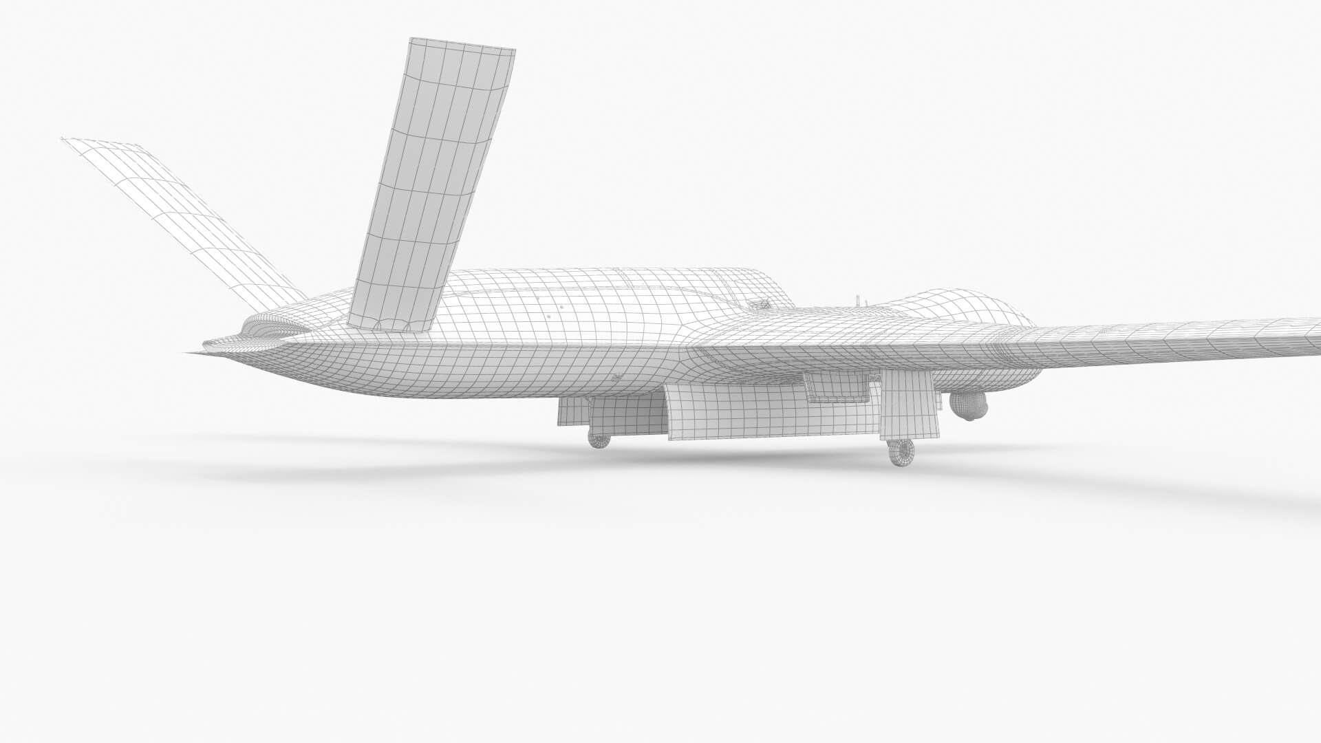 General Atomics Predator C Avenger UAV Drone - 3D Model by 3dxin