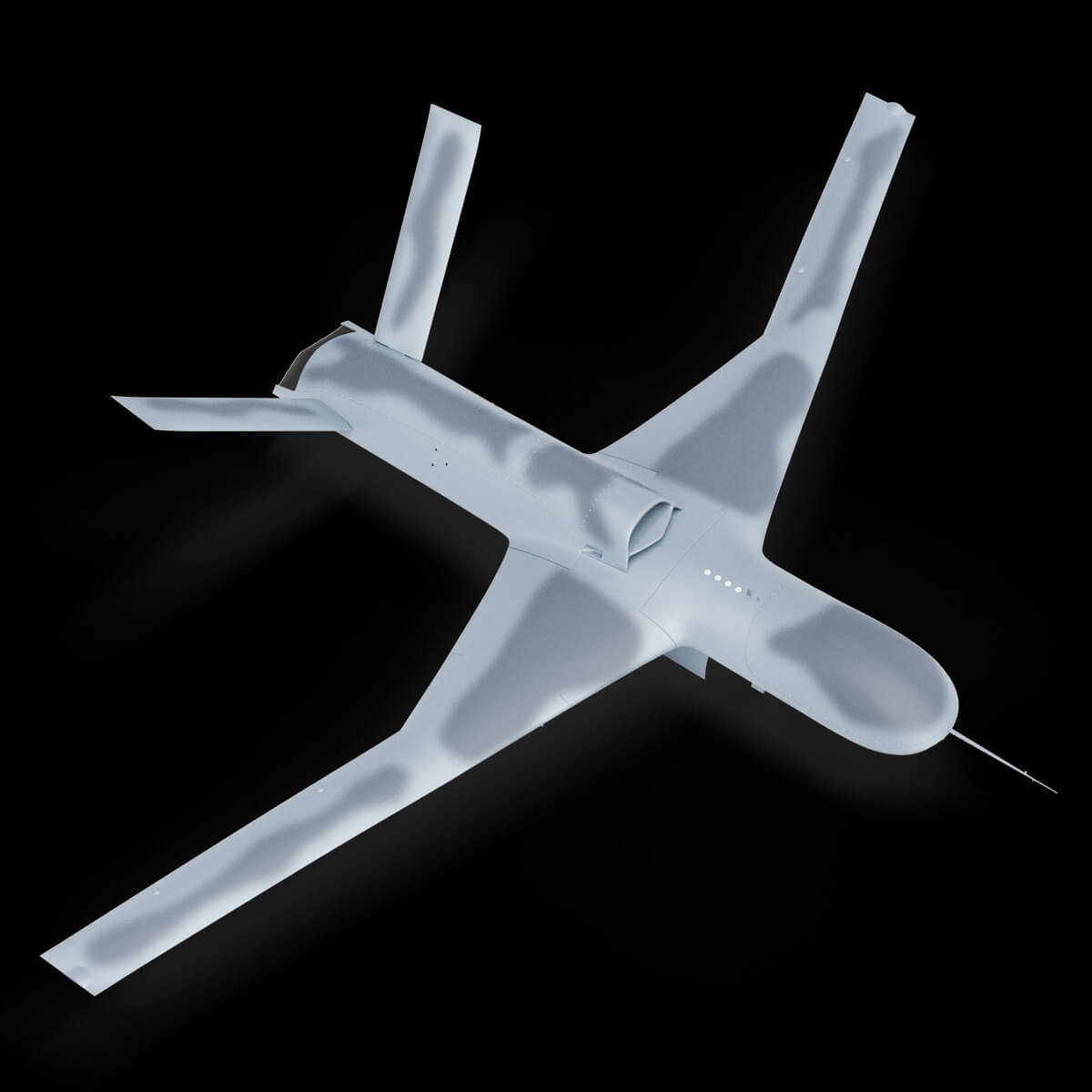 General Atomics Predator C Avenger UAV Drone - 3D Model by 3dxin