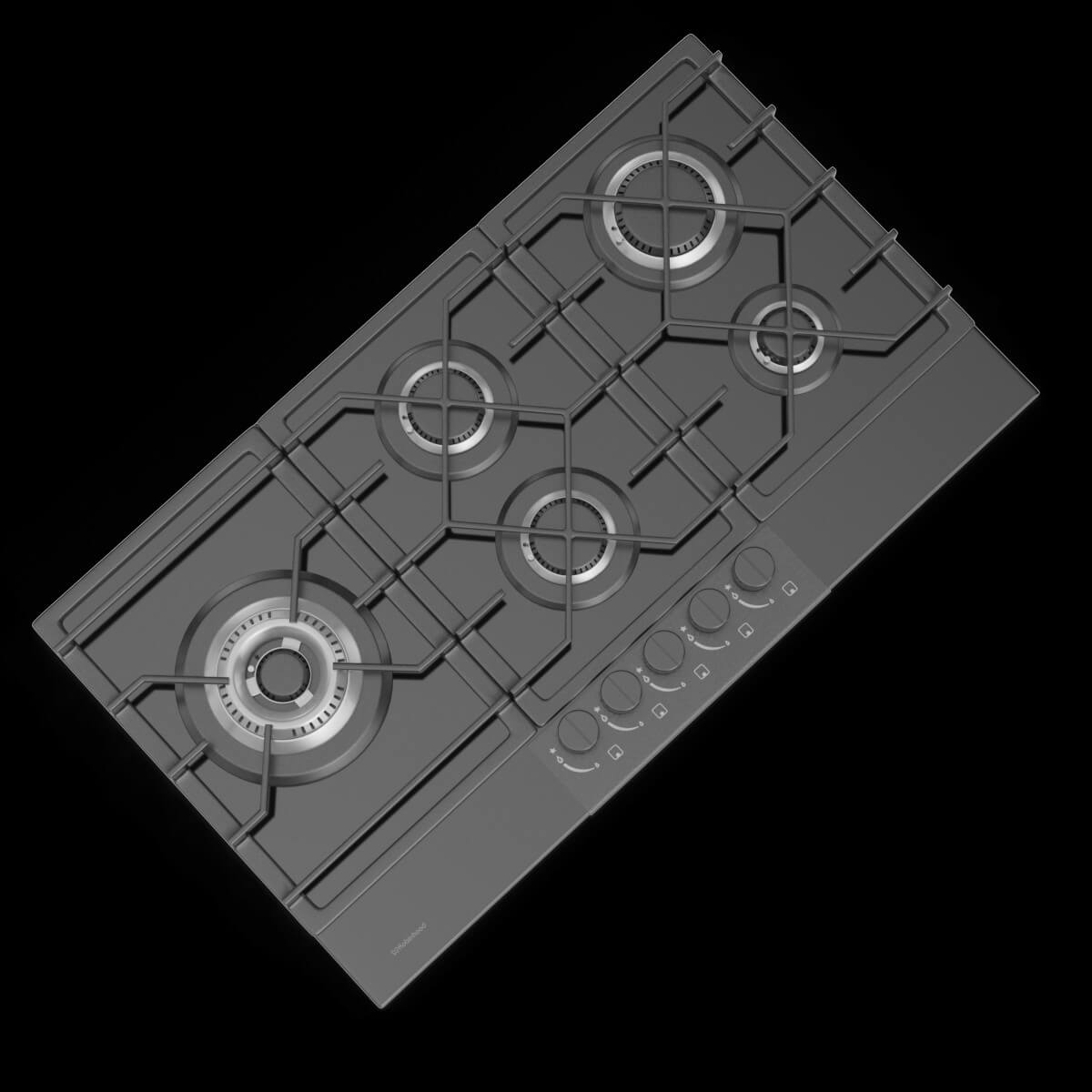 Glass Cooktop - 3D Model by 3dxin