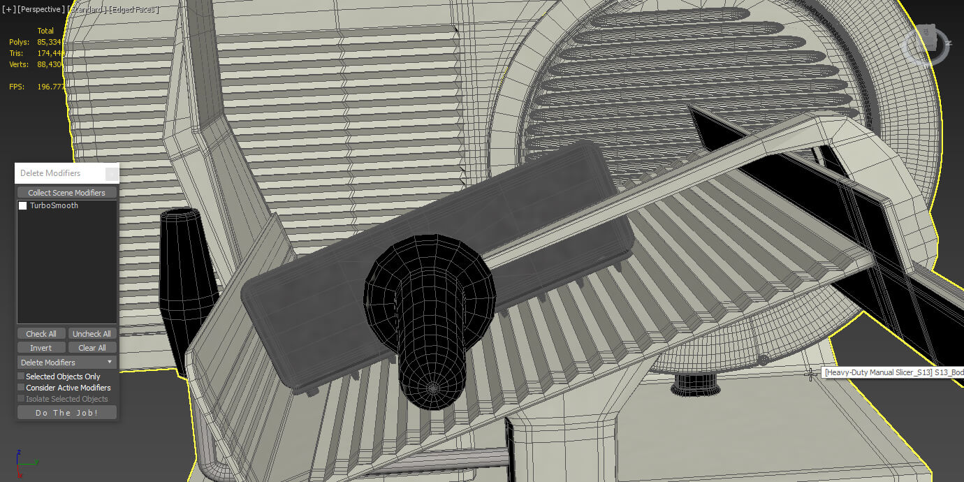 Globe S13 Premium Heavy-Duty Manual Slicer 3D Model by 3dxin