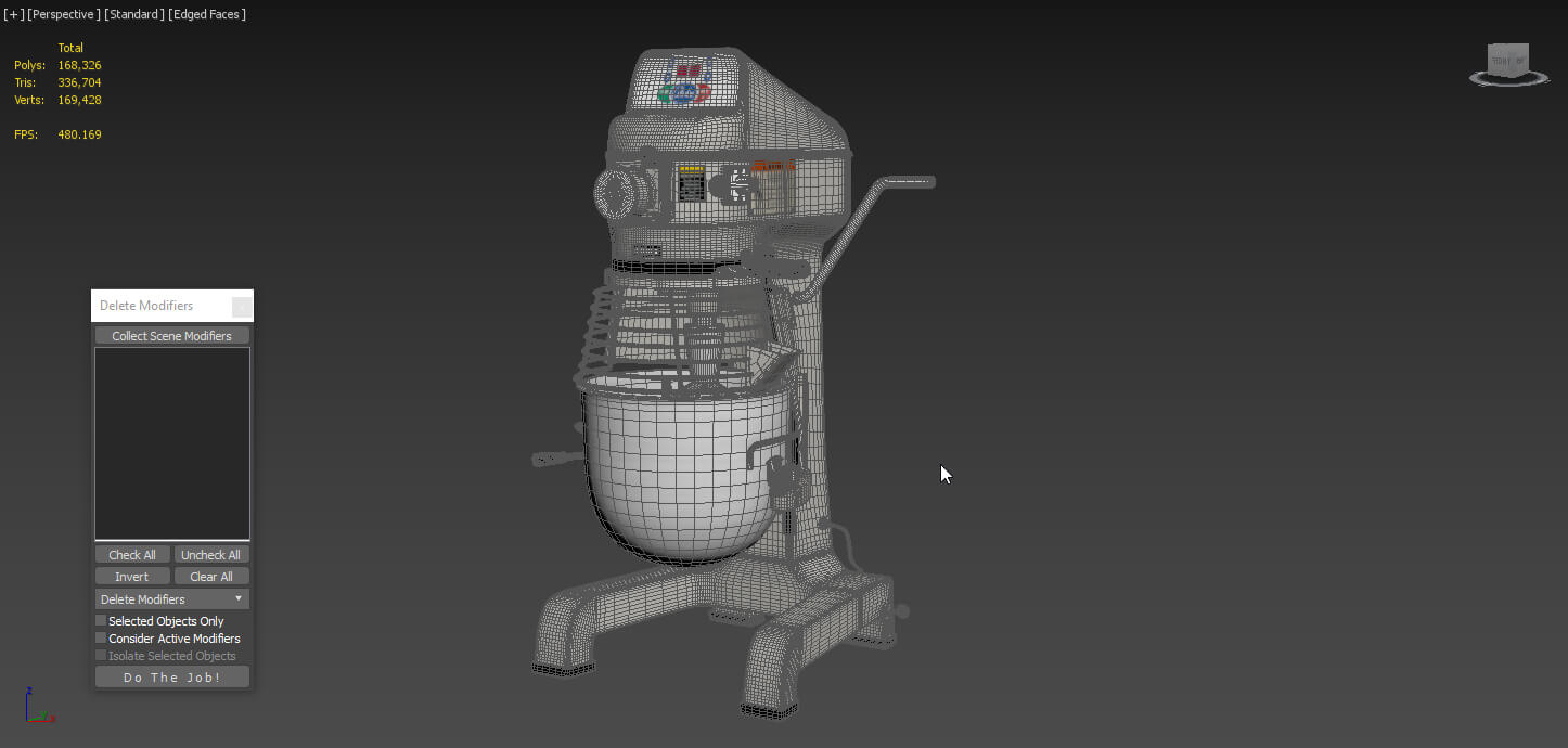 Globe SP10 Countertop Planetary Mixer - 3D Model by 3dxin