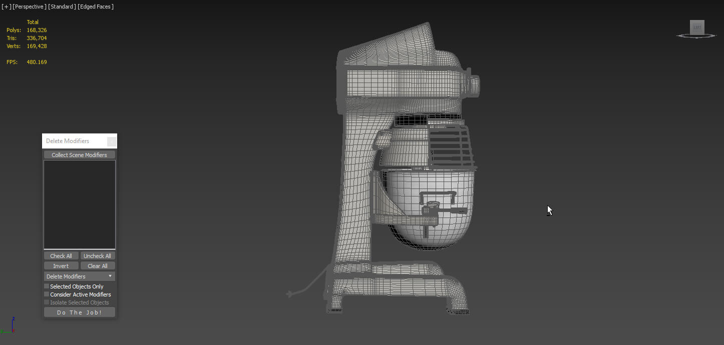 Globe SP10 Countertop Planetary Mixer - 3D Model by 3dxin