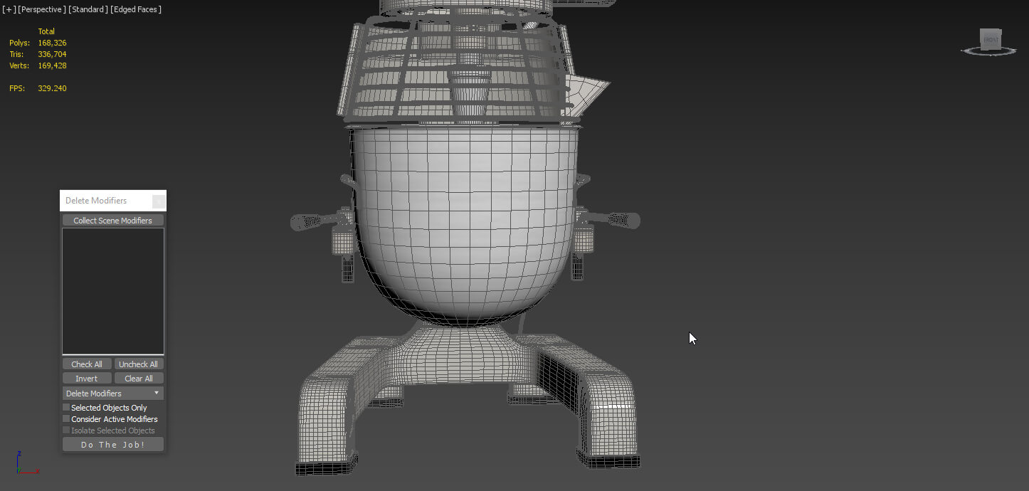 Globe SP10 Countertop Planetary Mixer - 3D Model by 3dxin