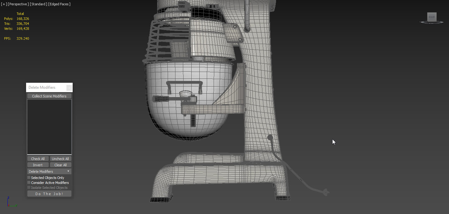 Globe SP10 Countertop Planetary Mixer - 3D Model by 3dxin