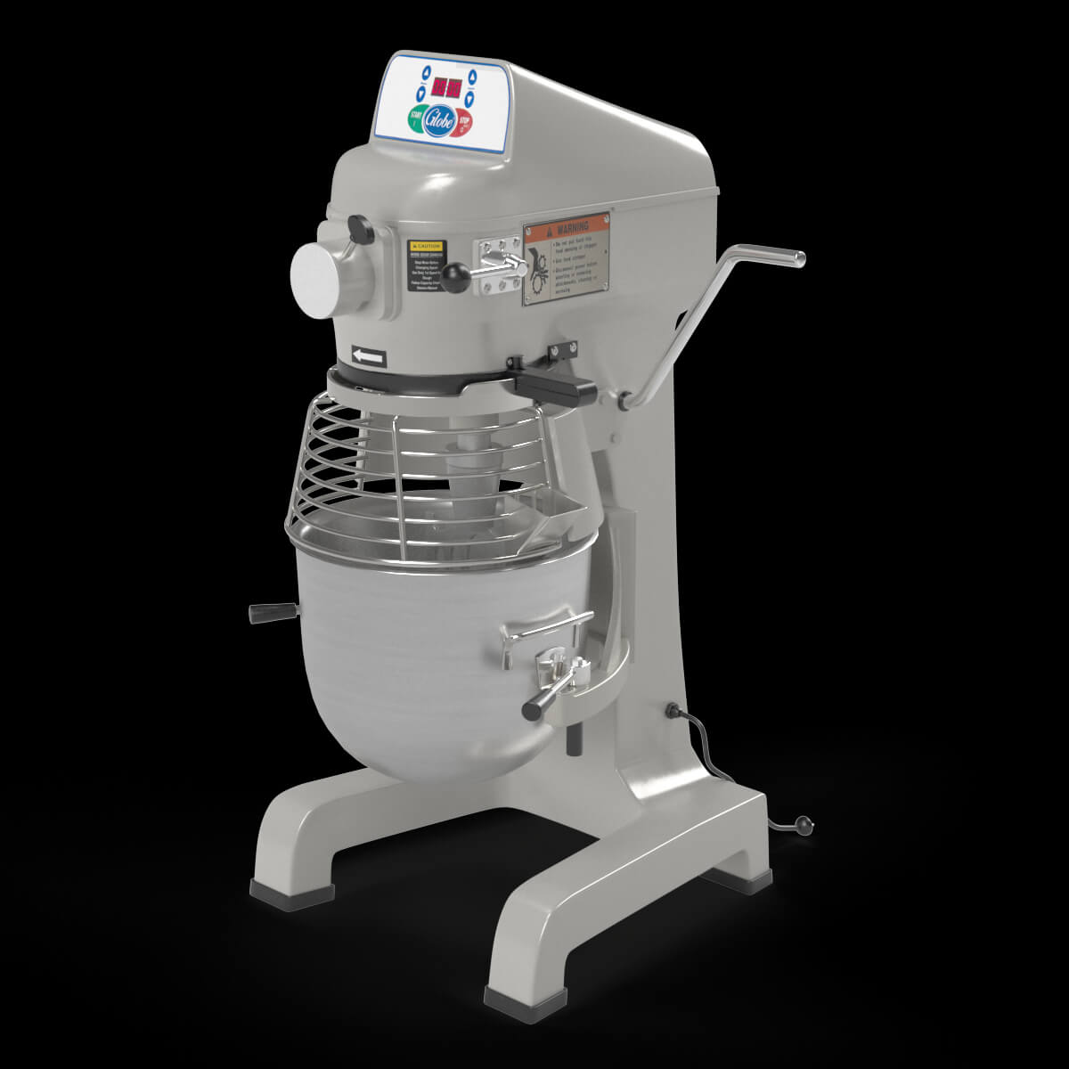 Globe SP10 Countertop Planetary Mixer - 3D Model by 3dxin