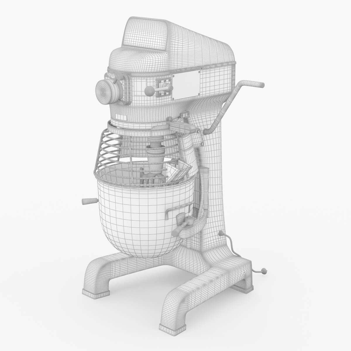 Globe SP10 Countertop Planetary Mixer - 3D Model by 3dxin