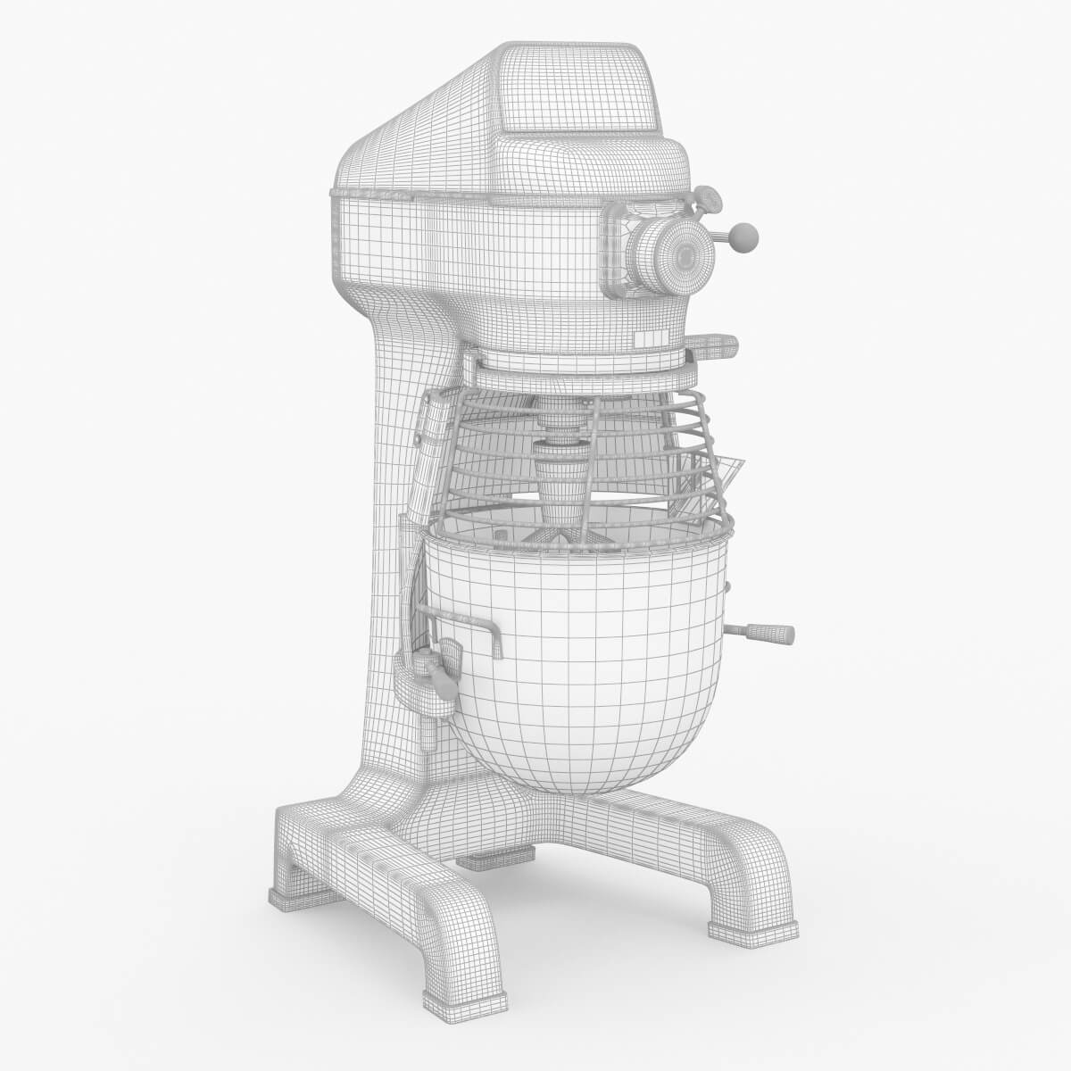Globe SP10 Countertop Planetary Mixer - 3D Model by 3dxin