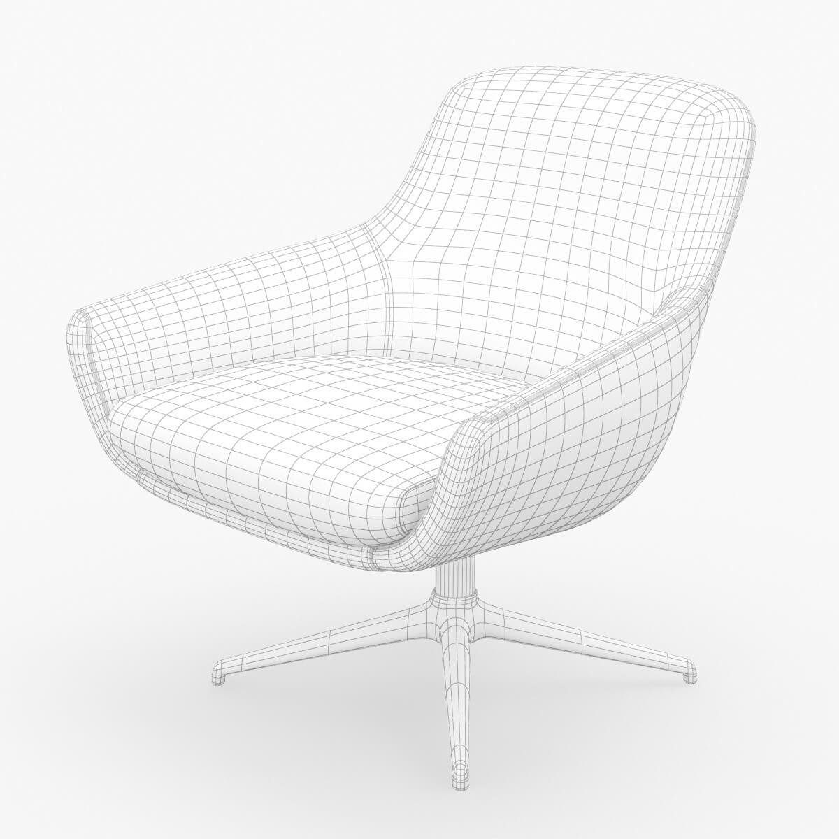 Gobi Lounge Chair - 3D Model by 3dxin