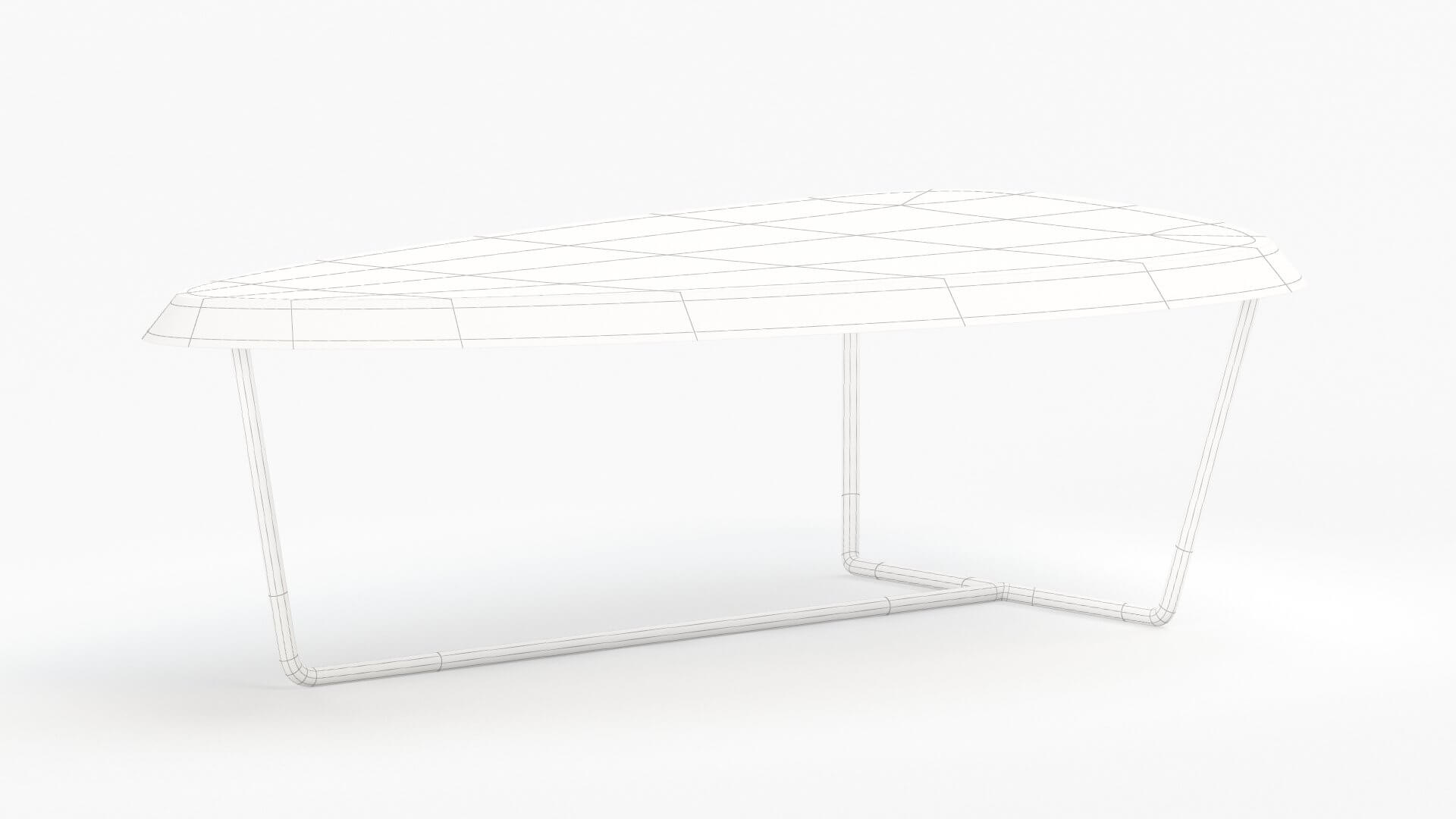 Hull Coffee Table - 3D Model by 3dxin