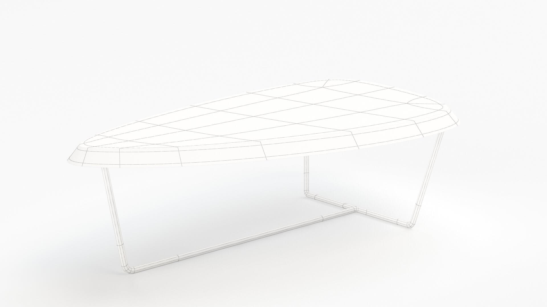 Hull Coffee Table - 3D Model by 3dxin