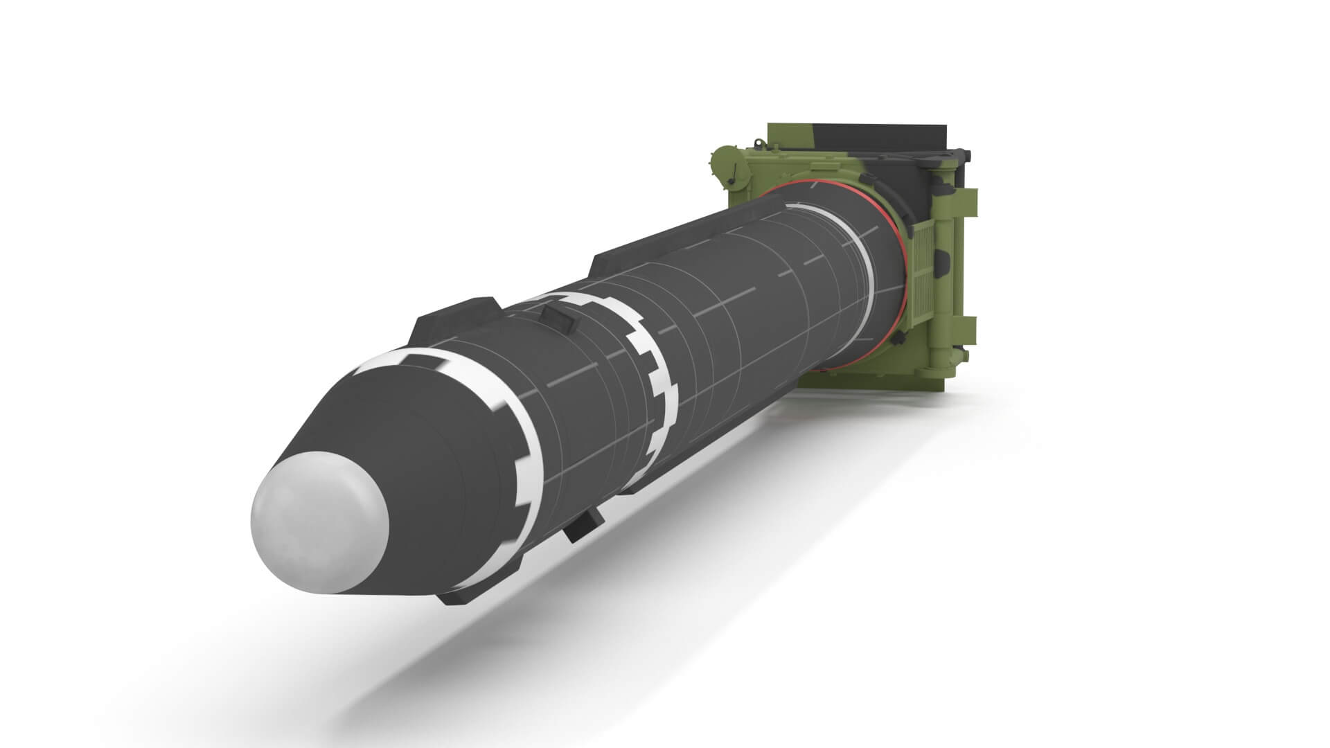 Hwasong-15 Intercontinental Ballistic Missile 3D Model by 3dxin