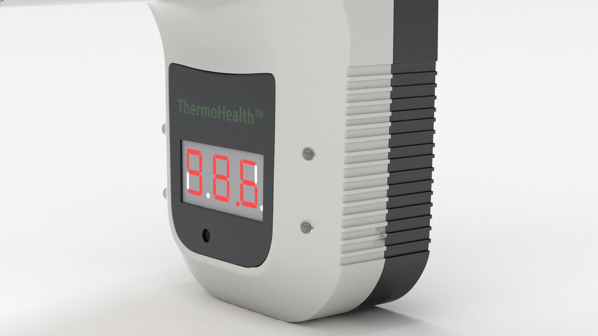 Infrared Wall Mounted Forehead Thermometer - 3D Model by 3dxin