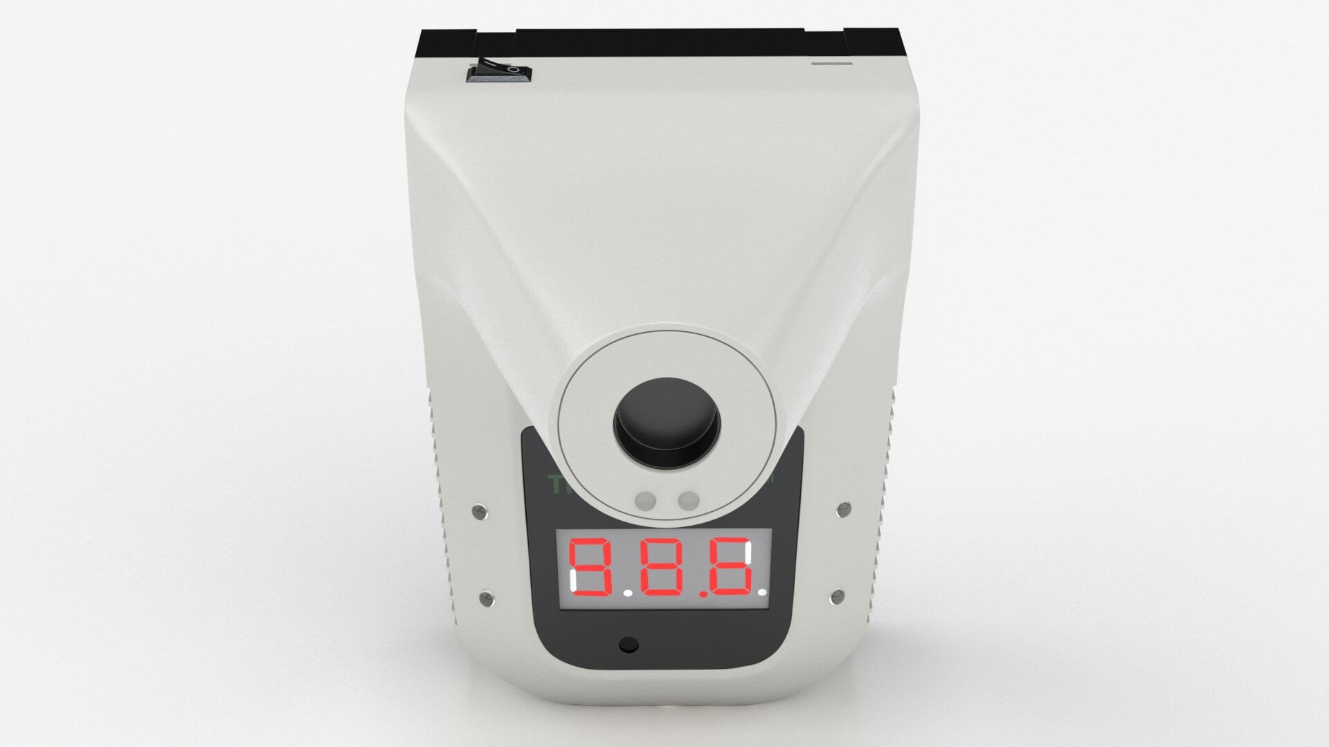 Infrared Wall Mounted Forehead Thermometer - 3D Model by 3dxin