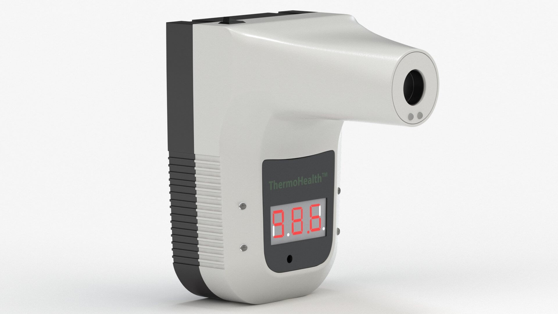 Infrared Wall Mounted Forehead Thermometer - 3D Model by 3dxin
