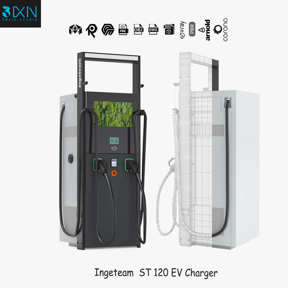 Ingeteam St 120 EV Charger - 3D Model by 3dxin