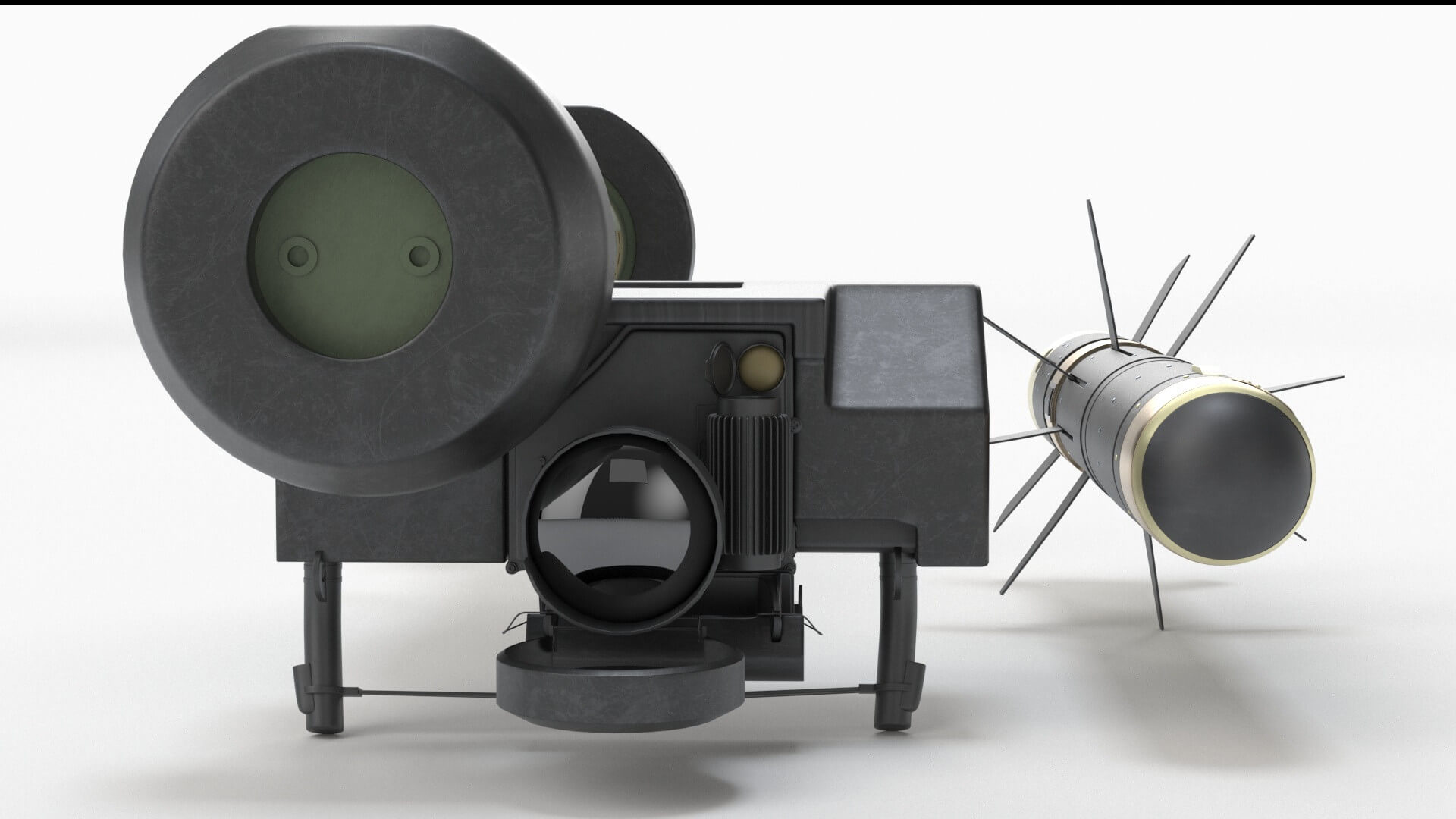 Javelin FGM-148 Anti-Tank Missile 3D Model by 3dxin
