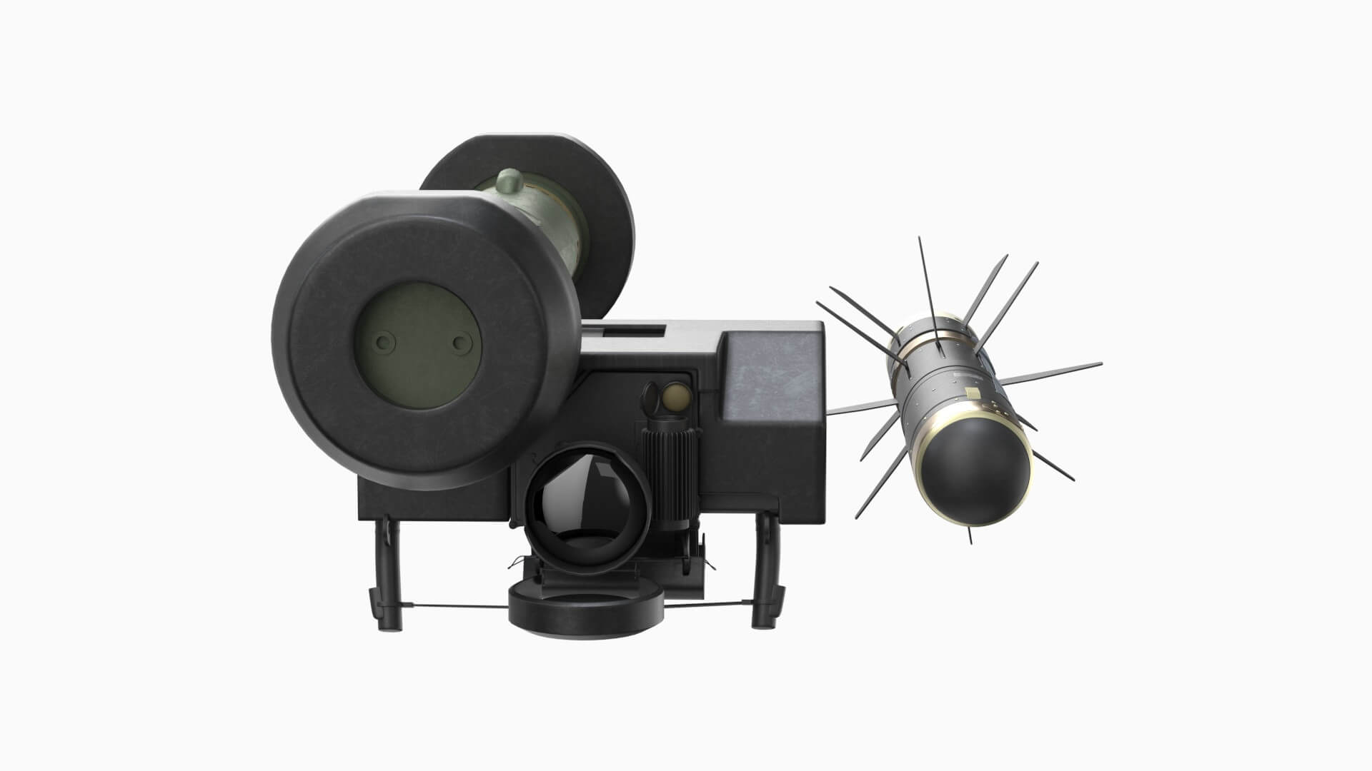 Javelin FGM-148 Anti-Tank Missile 3D Model by 3dxin