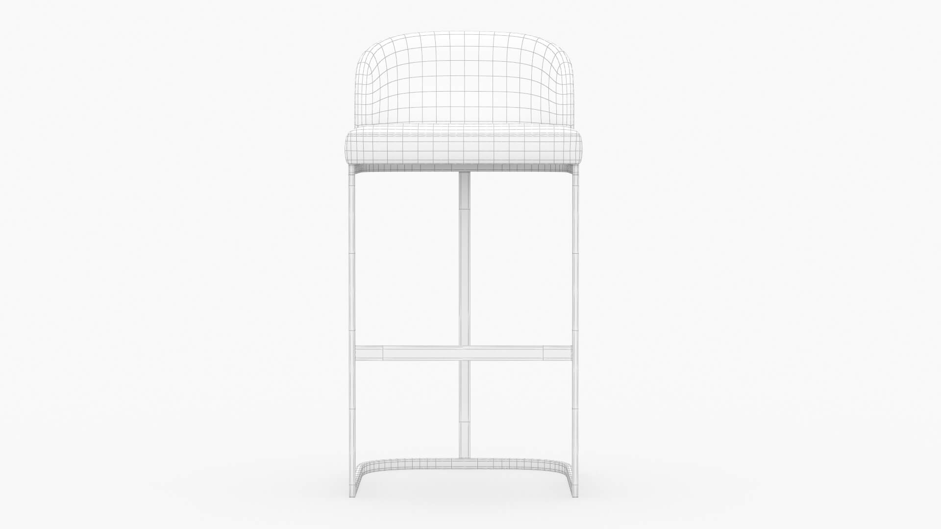 Kinsley Barstool - 3D Model by 3dxin