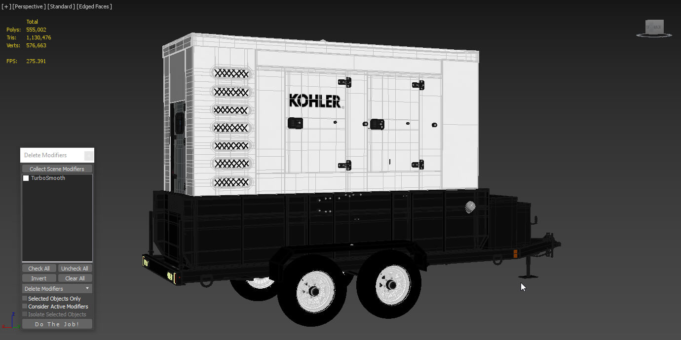 Kohler Industrial Diesel Generators Double - 3D Model by 3dxin