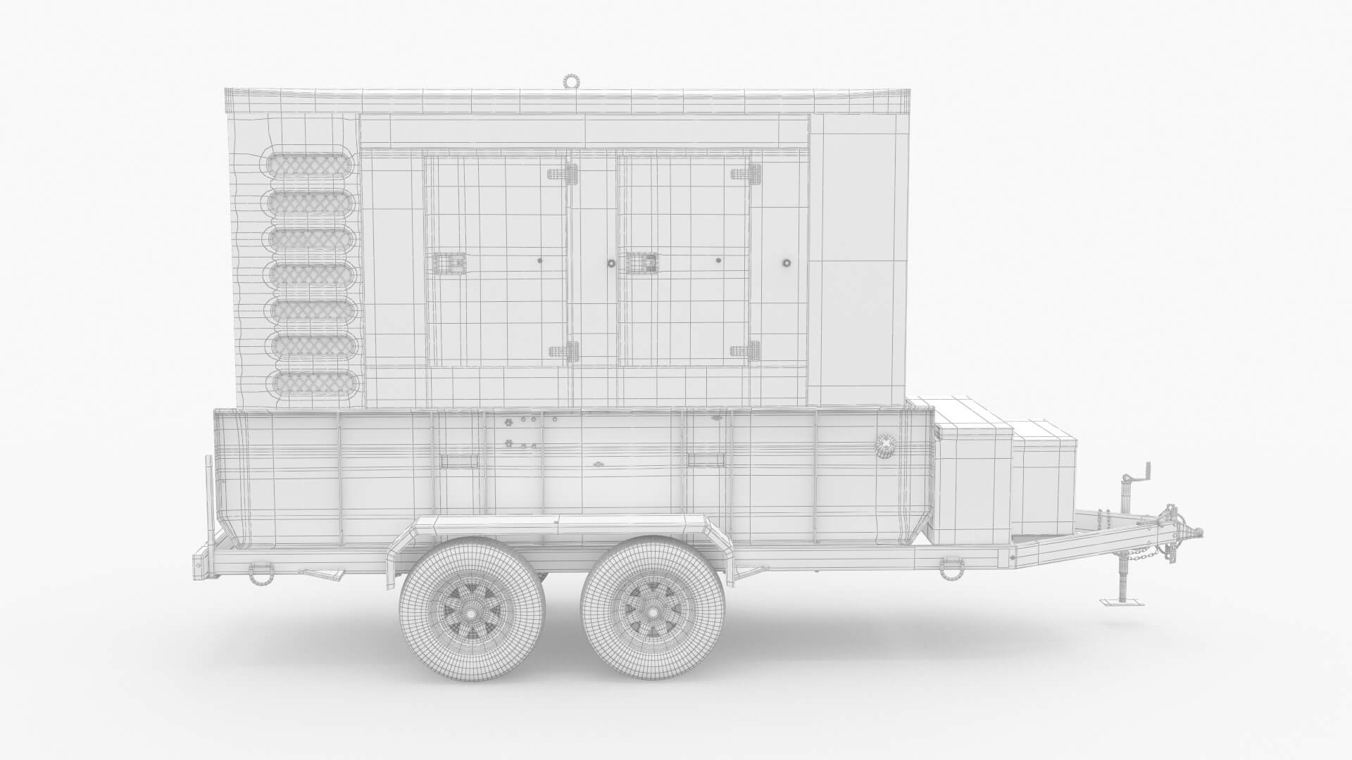 Kohler Industrial Diesel Generators Double - 3D Model by 3dxin